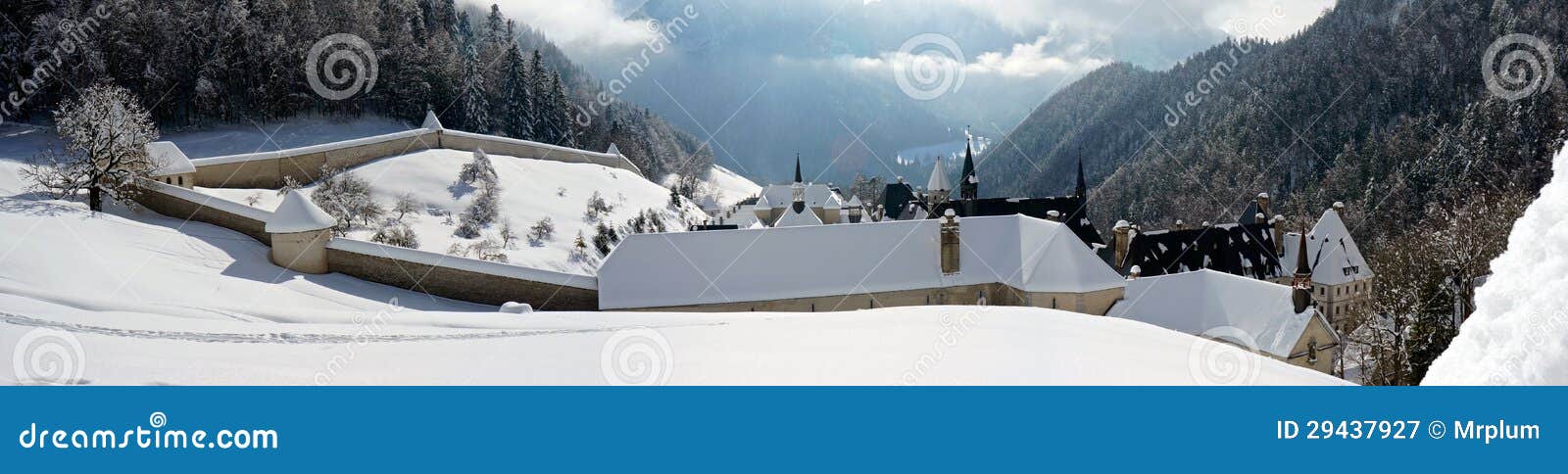 La Grande Chartreuse Monastery, France Stock Image - Image of cross ...