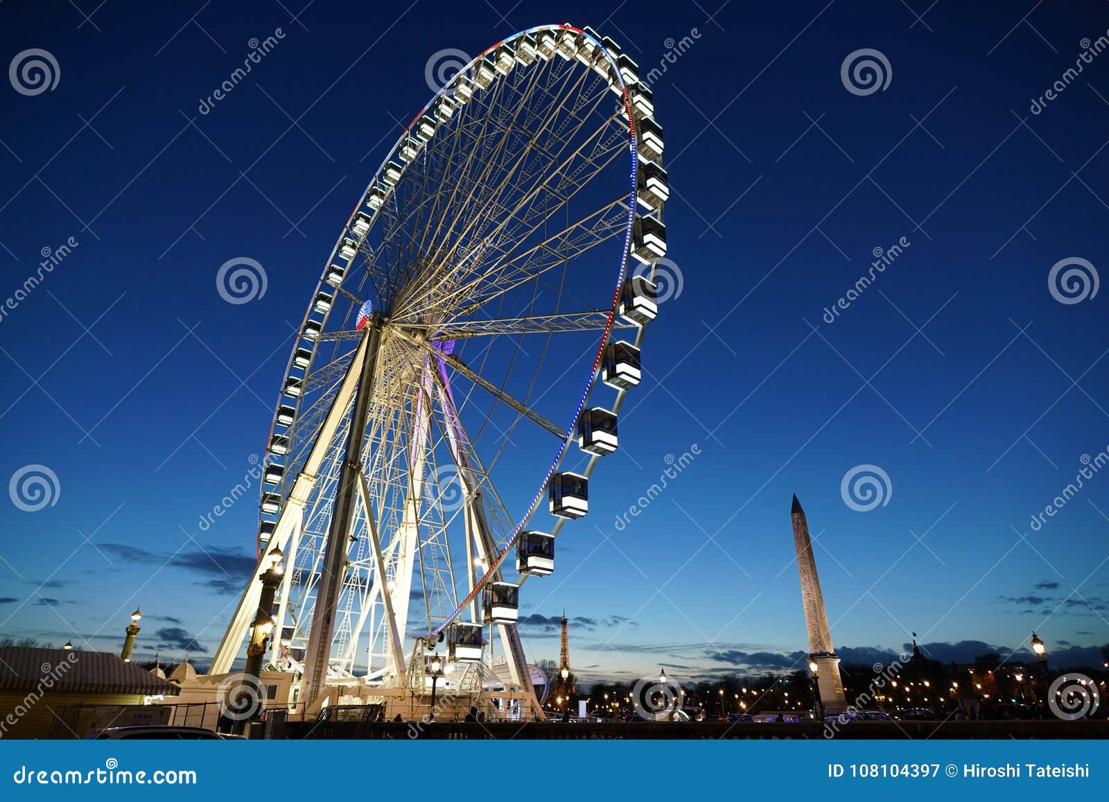 La Grande Roue Chez Place De La Concorde Photographie éditorial - Image ...