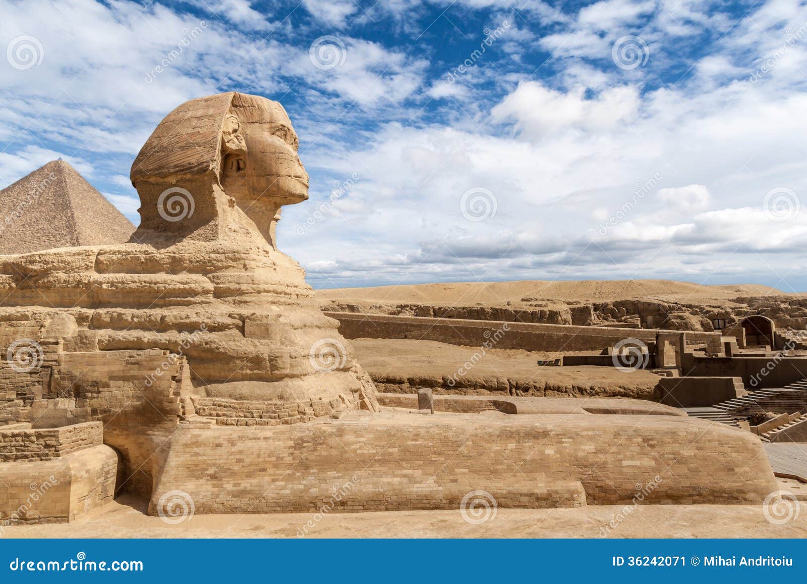La grande Sfinge di Giza immagine stock. Immagine di limite - 36242071