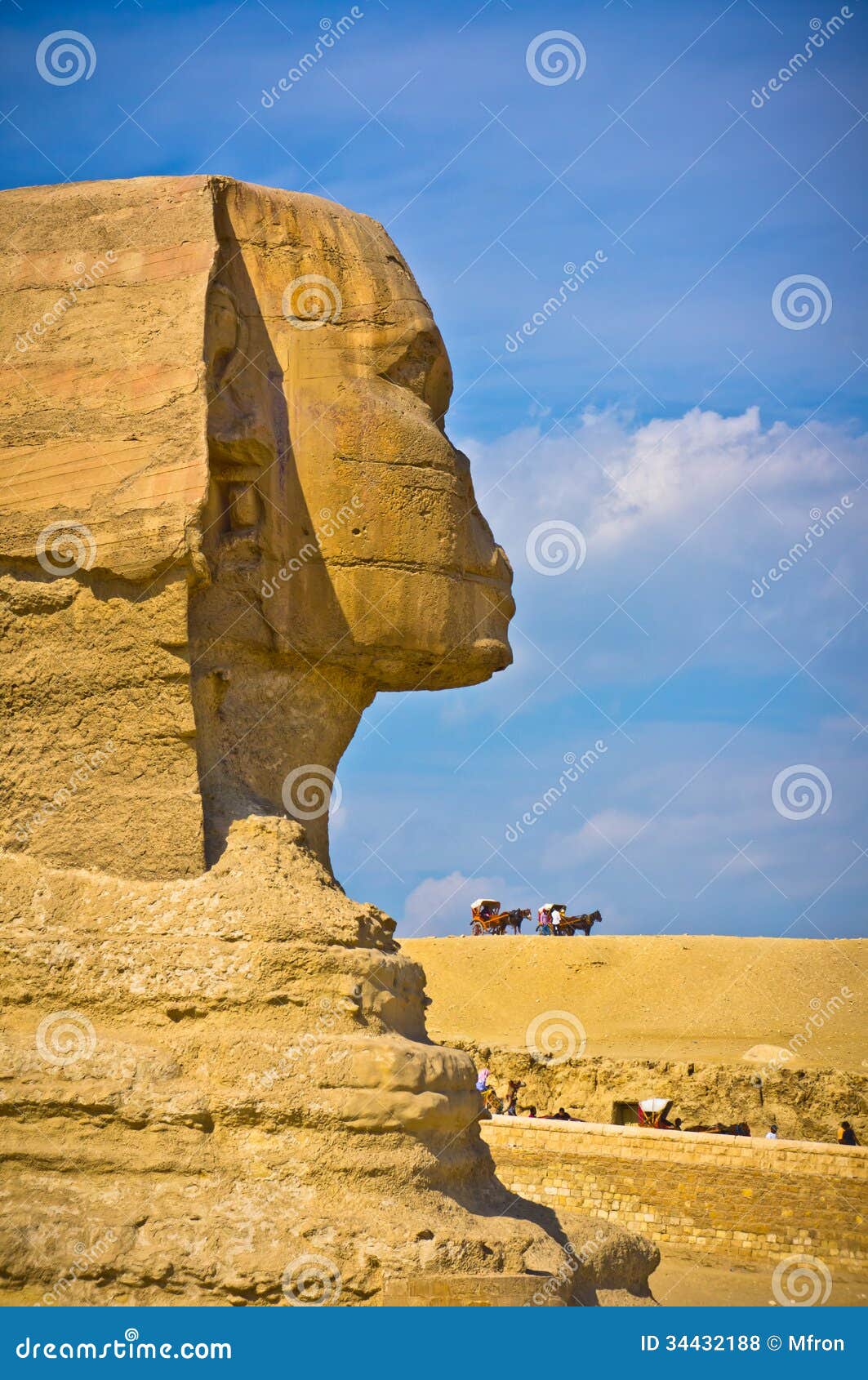 La Grande Sfinge a Giza, Egitto Fotografia Stock - Immagine di ...