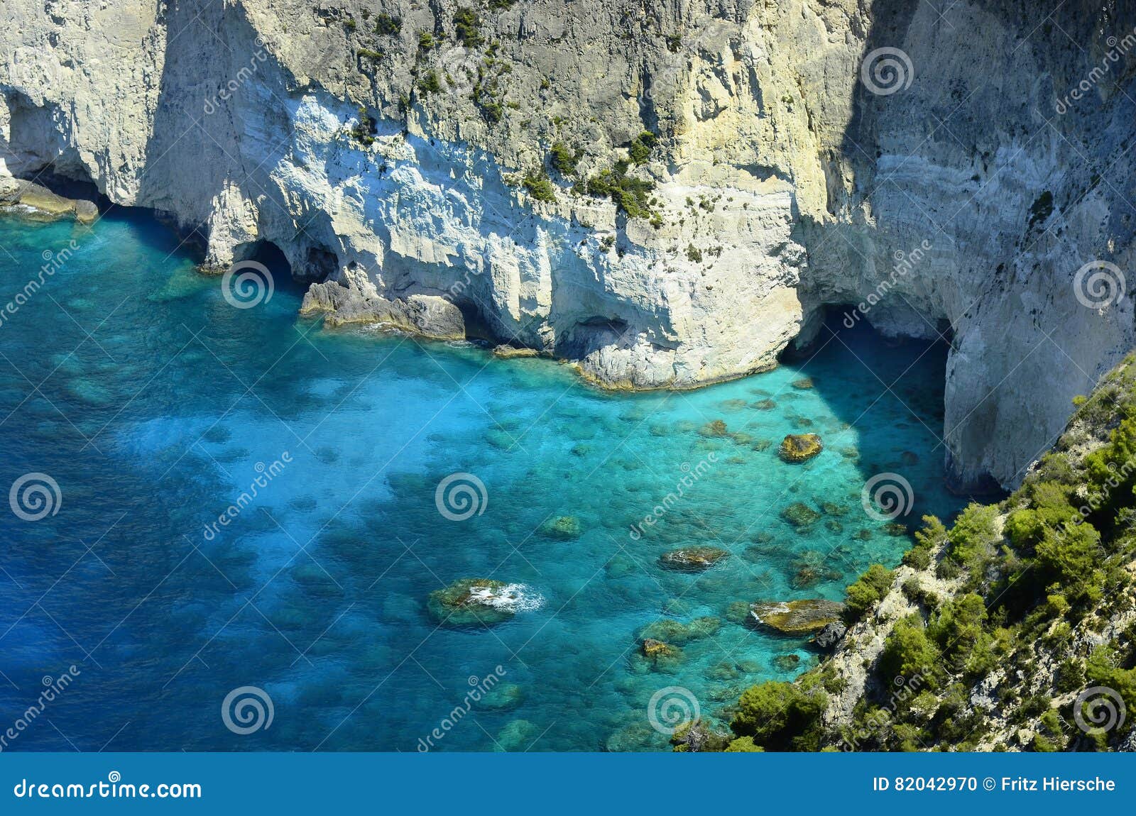 La Grecia, Zacinto fotografia stock. Immagine di esterno - 82042970