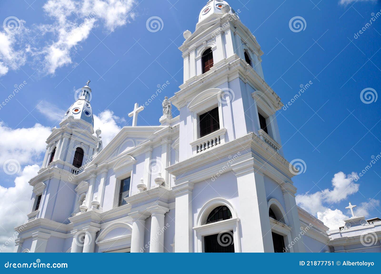 La Guadalupe Cathedral, Ponce (Puerto Rico) Stock Image - Image of dome ...