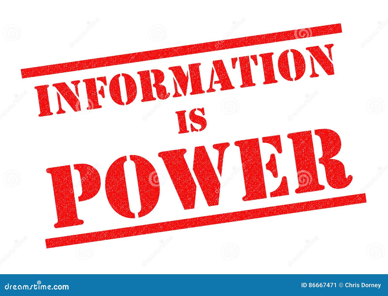 LA INFORMACIÓN ES PODER stock de ilustración. Ilustración de potencia - 86667471