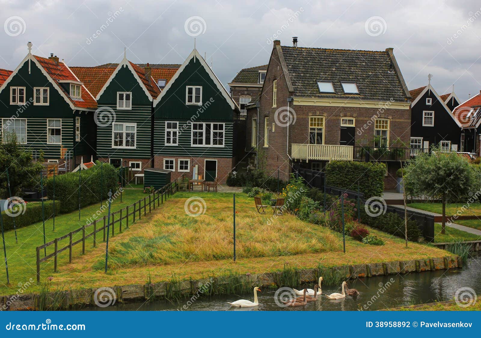 La Isla De Marken, Holanda, Países Bajos Foto de archivo - Imagen de ...