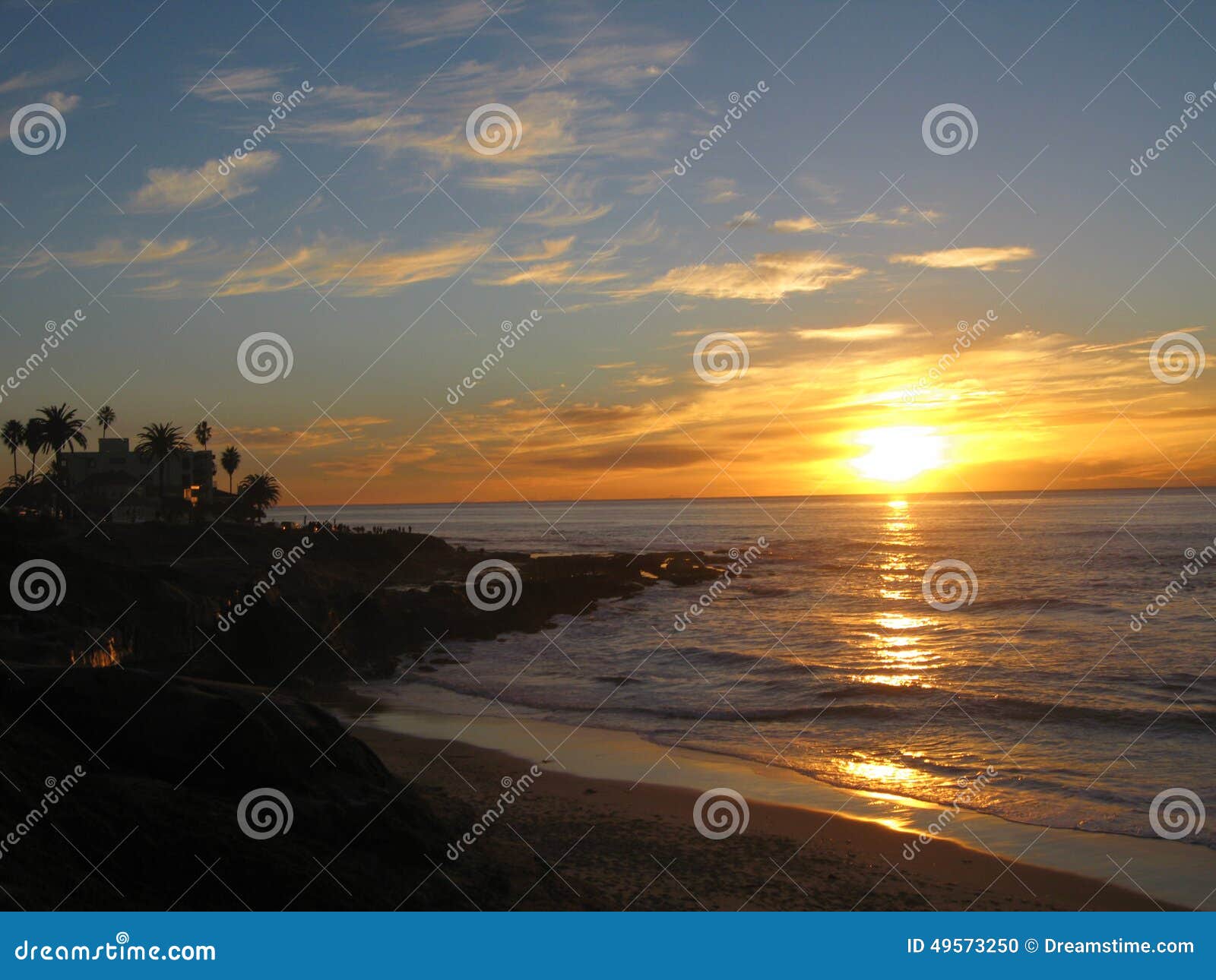 La Jolla beach stock photo. Image of united, states, beach - 49573250