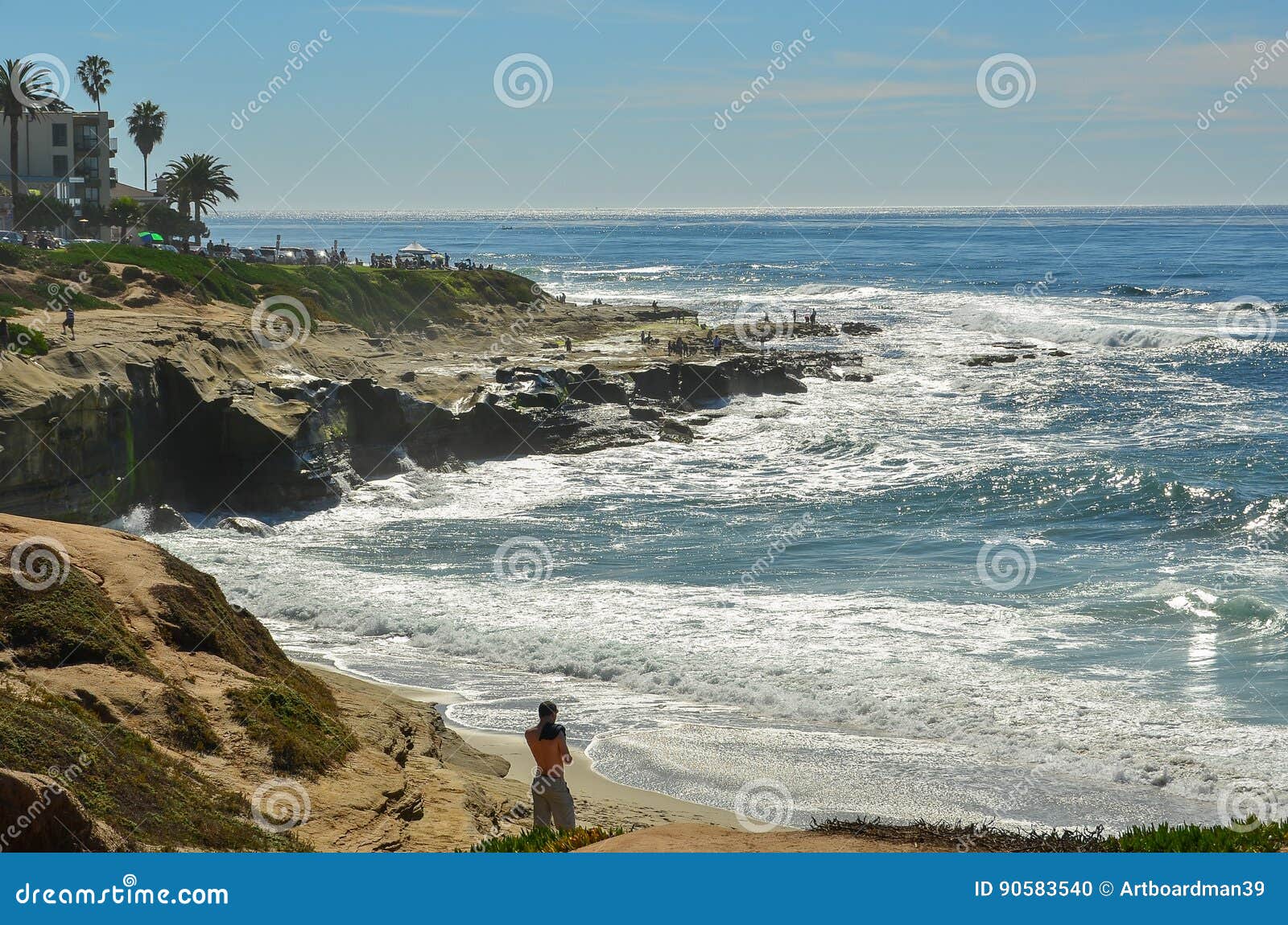 La Jolla, California editorial image. Image of vacation - 90583540