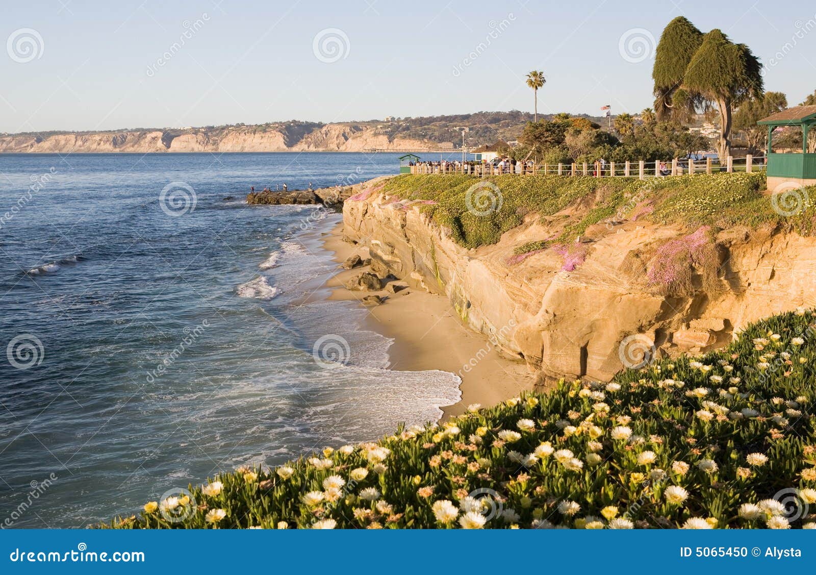 La Jolla Cliffs stock photo. Image of beach, landscape - 5065450