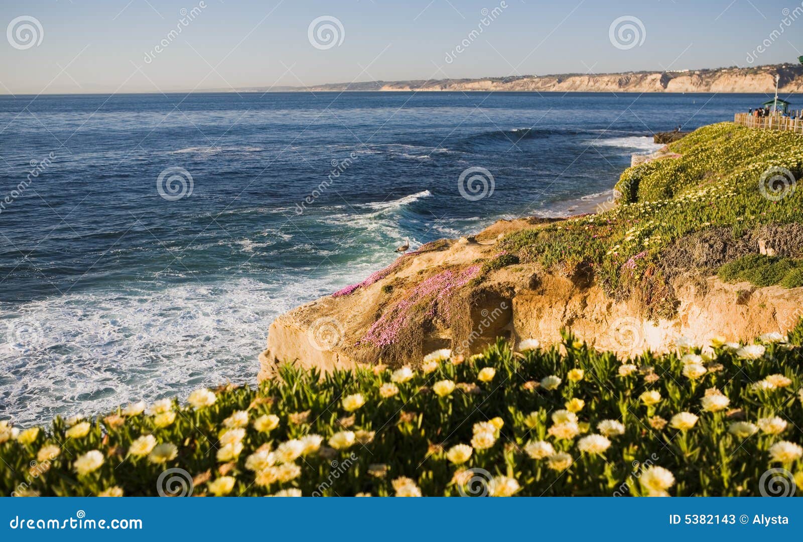 La Jolla Cliffs stock image. Image of ocean, water, sunset - 5382143