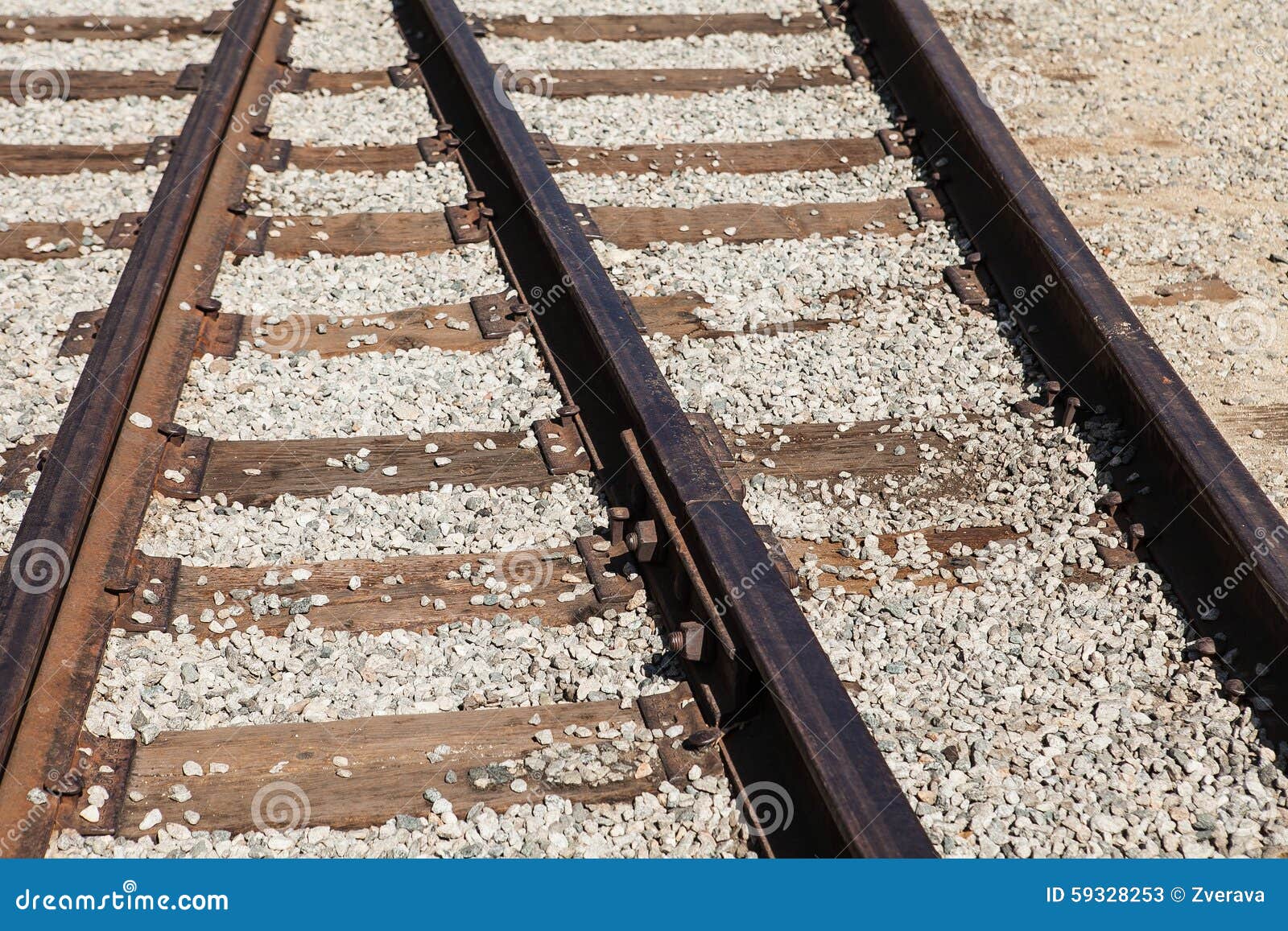 La Jonction Ferroviaire Rails De Chemin De Fer Photos Stock ...