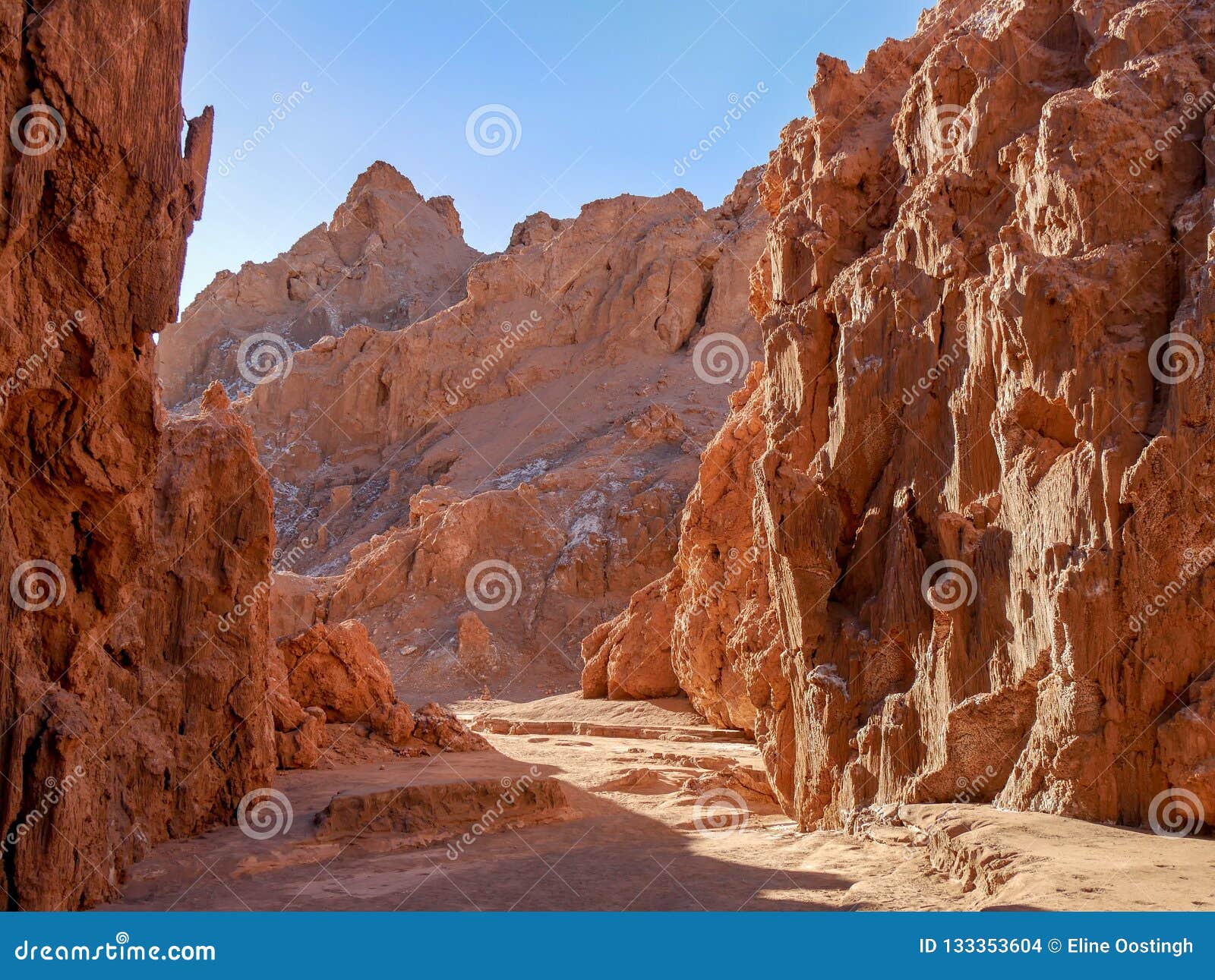 La Luna De Valle De Do Vale Da Lua, O Chile Foto de Stock - Imagem de ...