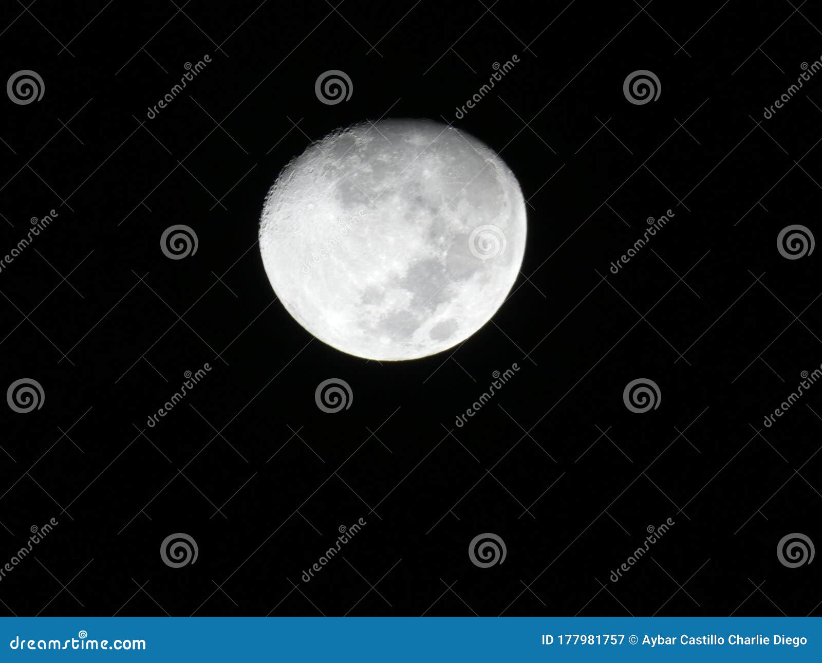 The whole moon stock image. Image of white, night, star - 177981757