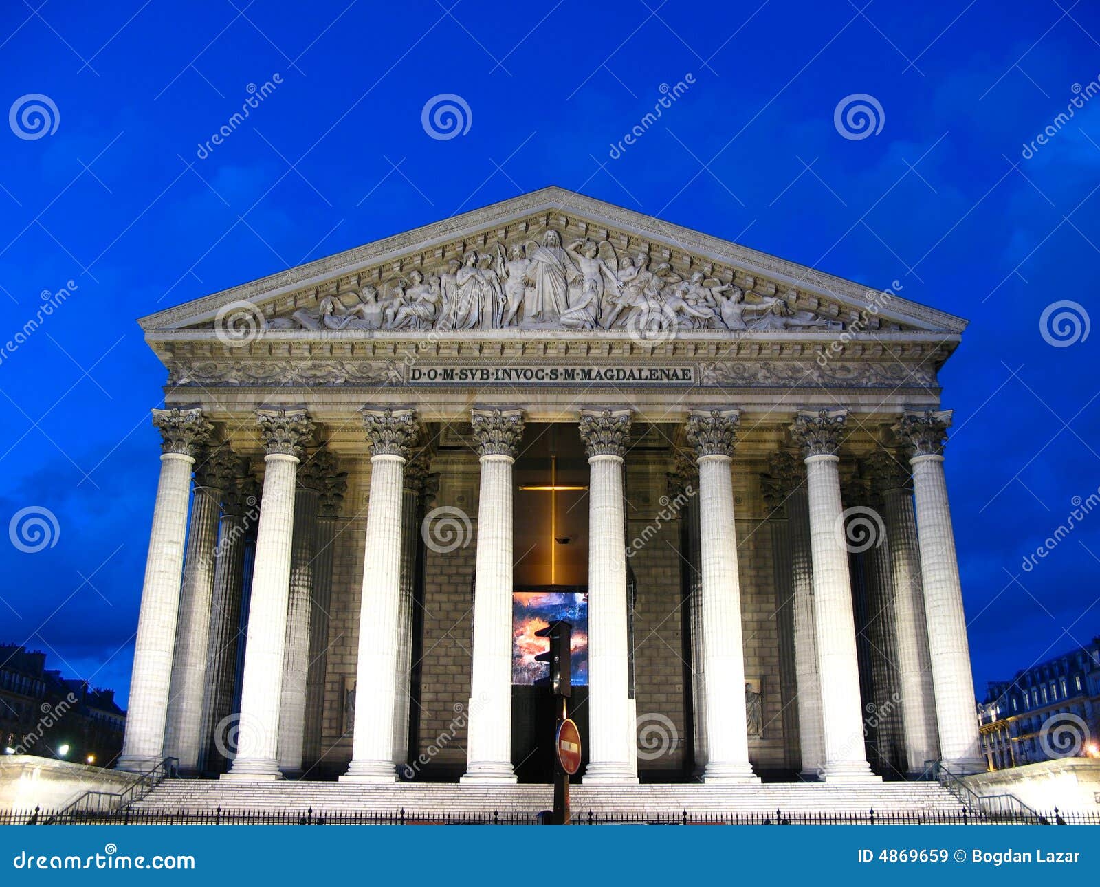 La Madeleine 01, Paris, France Stock Image - Image of angle, clouds ...