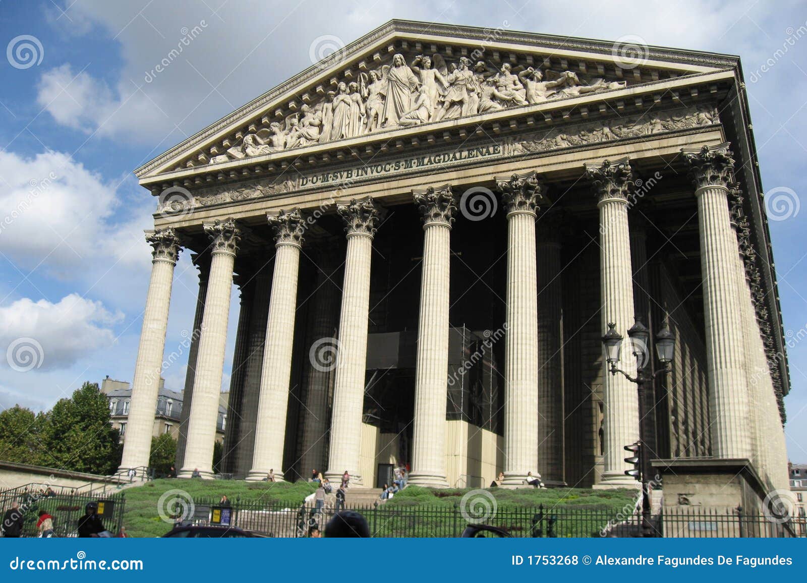 La Madeleine Church Paris stock photo. Image of paris - 1753268