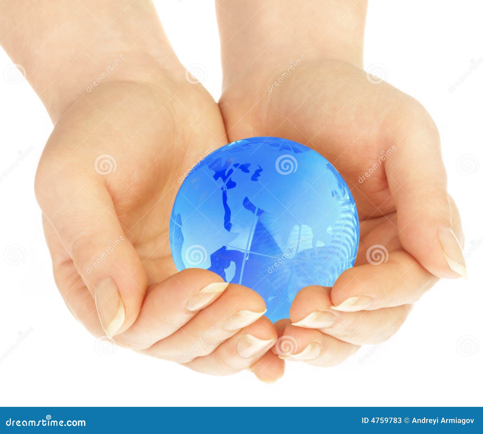 La Main De La Personne Retient Le Globe Image stock - Image of concepts ...