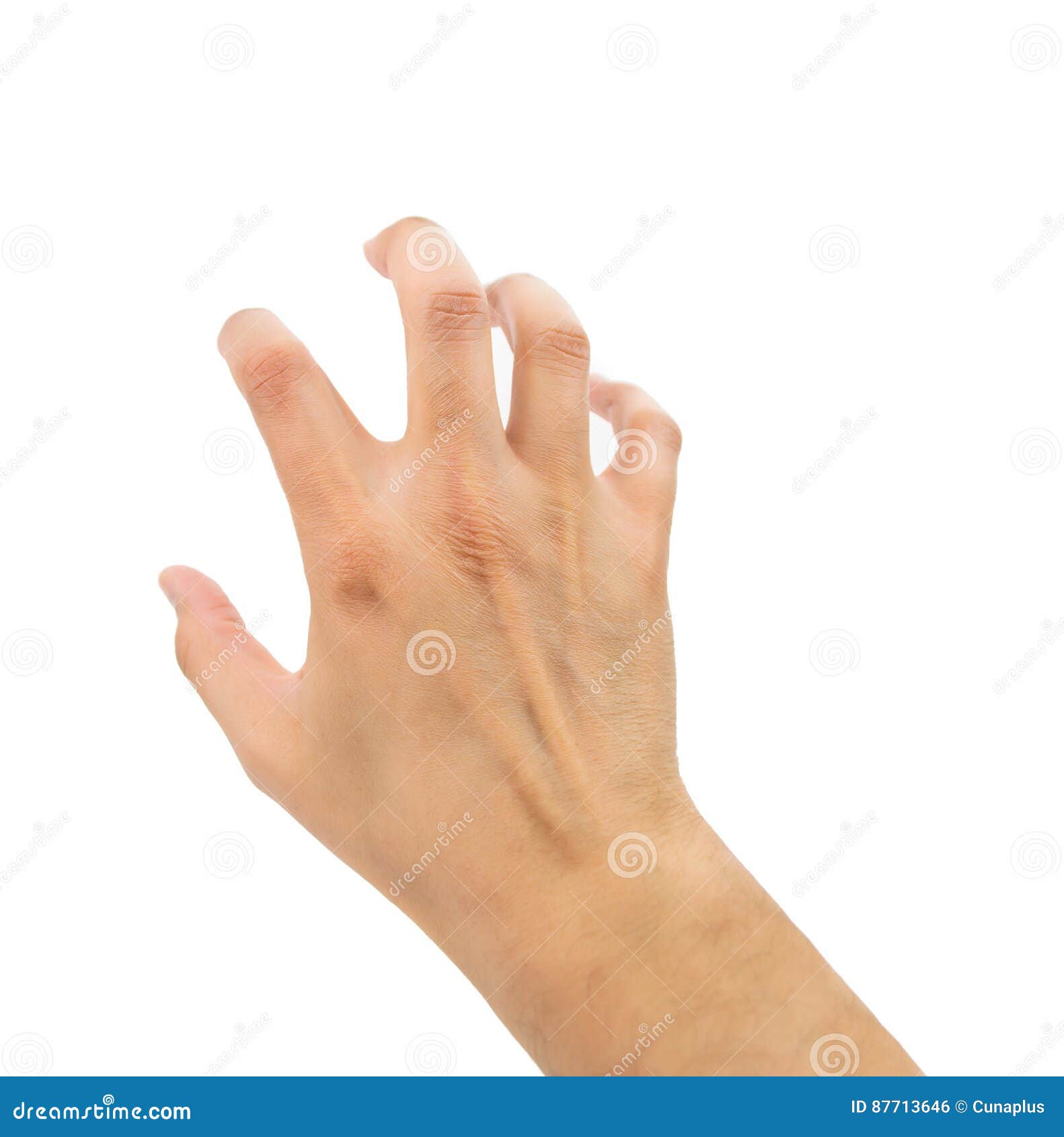 La main griffe photo stock. Image du geste, message, griffer - 87713646