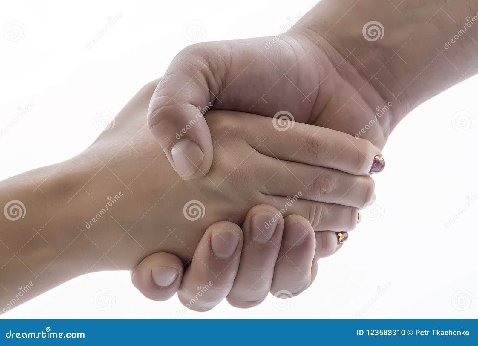 La Main Serre La Main Dans La Salutation Photo stock - Image du ...