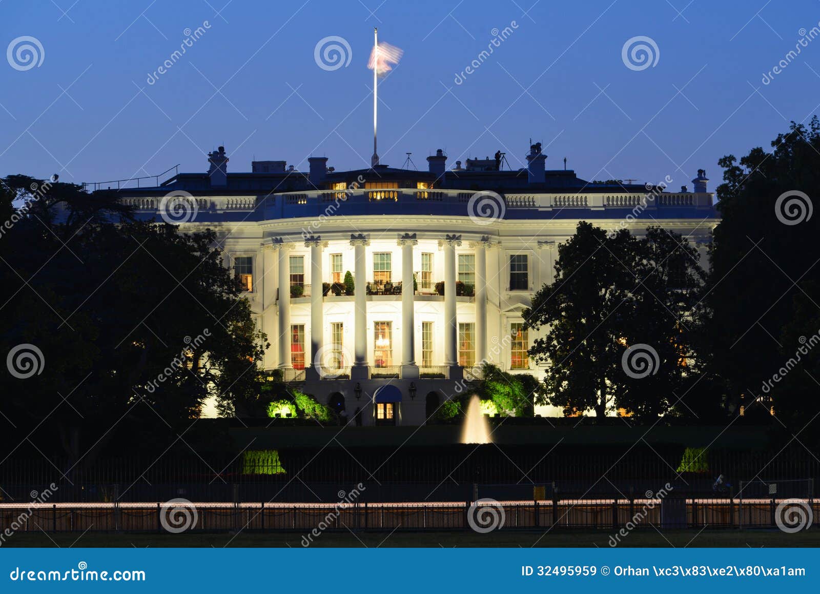 La Maison Blanche - Washington DC, Etats-Unis Image stock - Image du ...