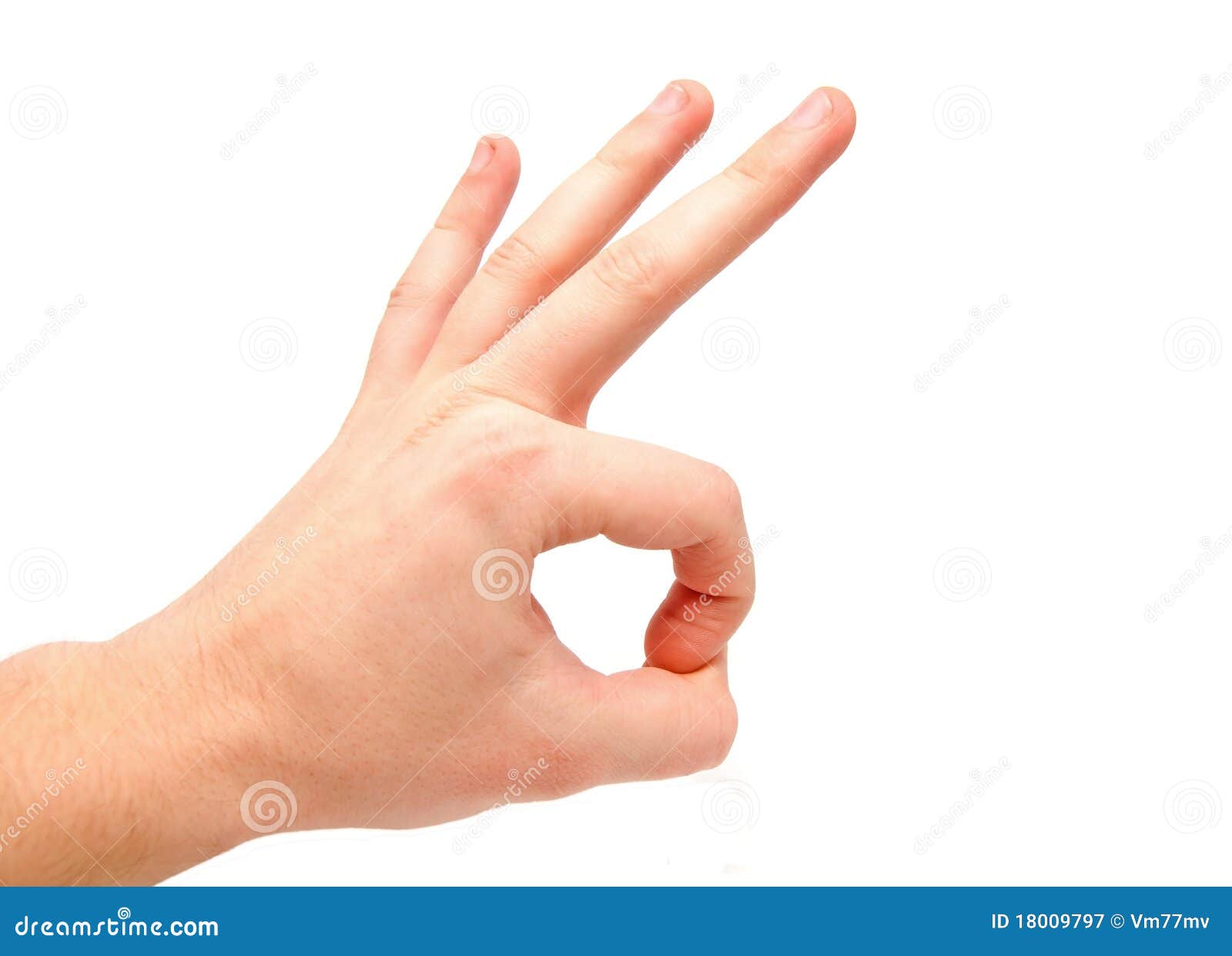 La mano muestra OK imagen de archivo. Imagen de gesturing - 18009797