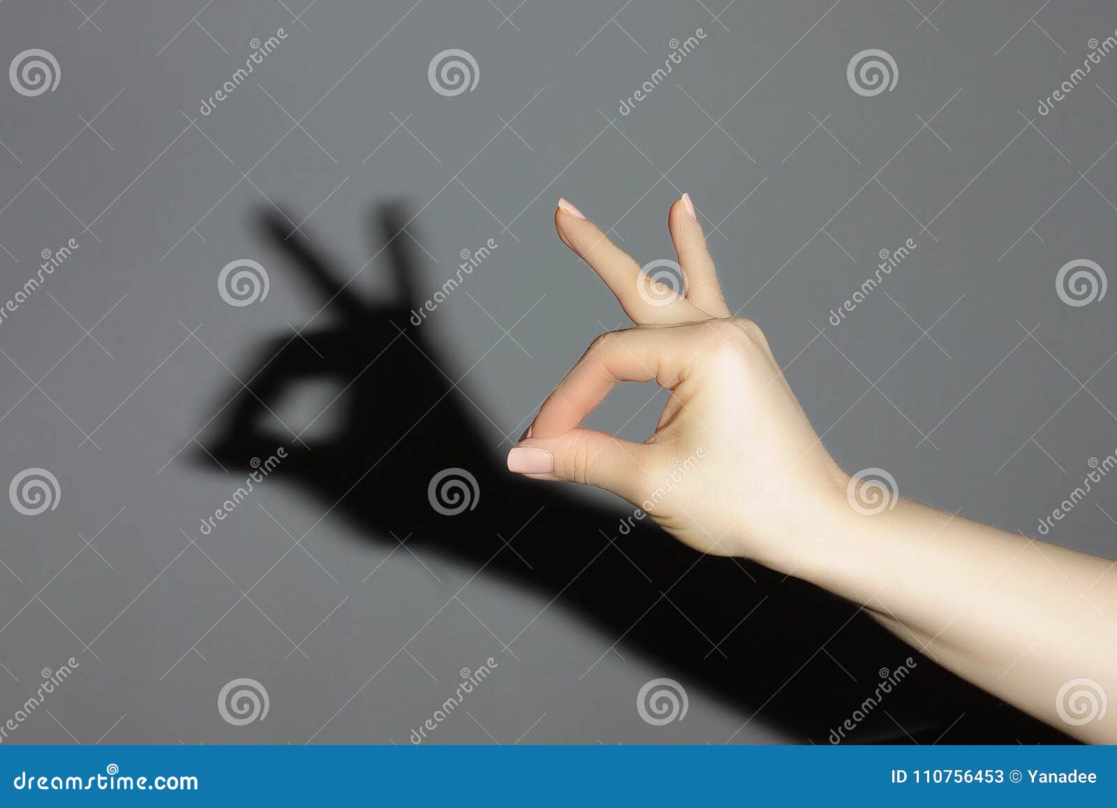 La Mano Muestra Un Conejo De La Sombra Imagen de archivo - Imagen de ...