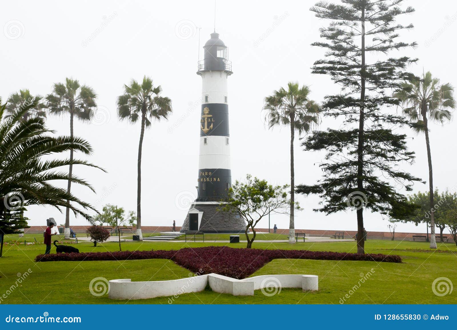 La Marina Lighthouse stock photo. Image of scenic, beacon - 128655830