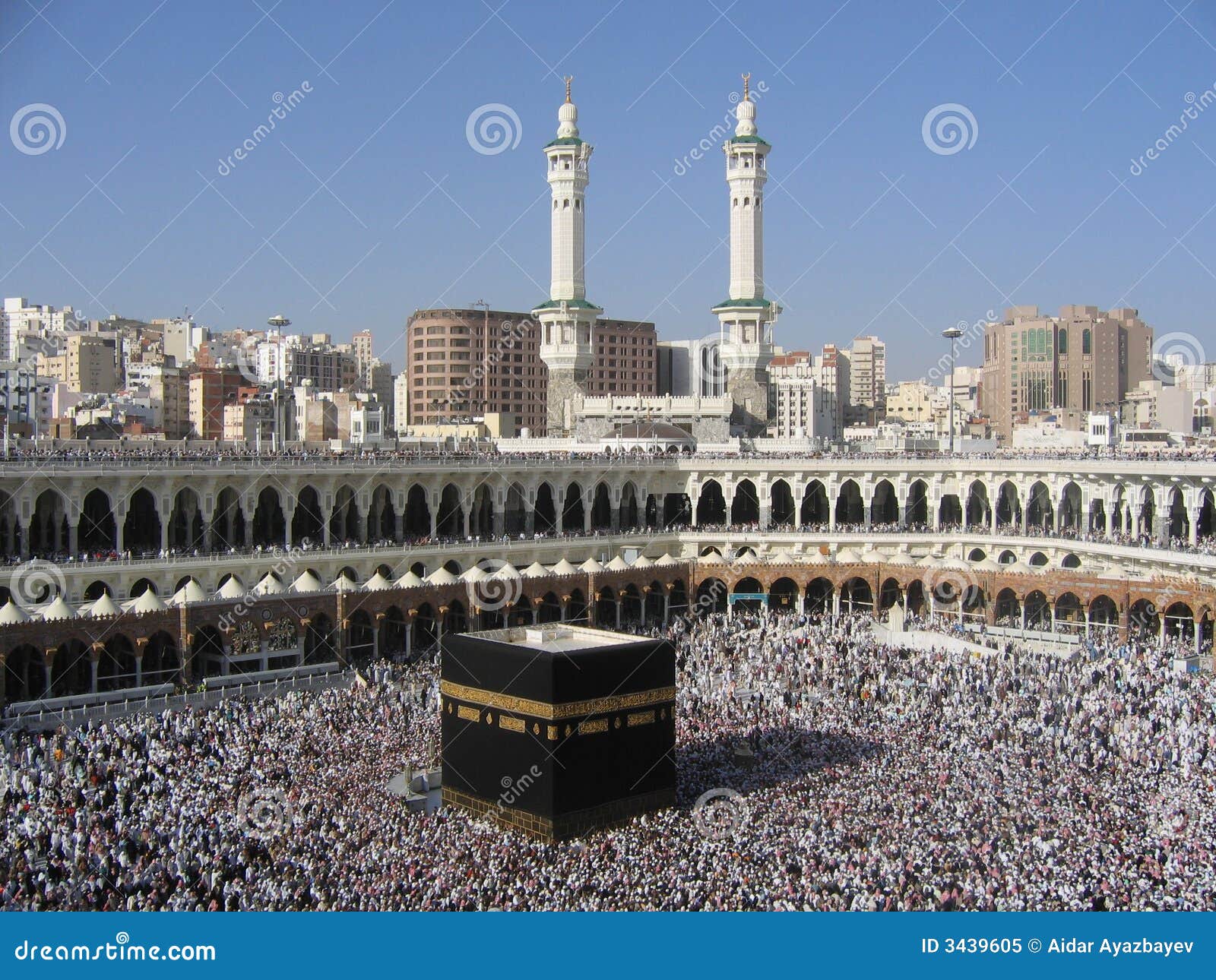 La Mecque image stock. Image du saint, ramadan, islam - 3439605