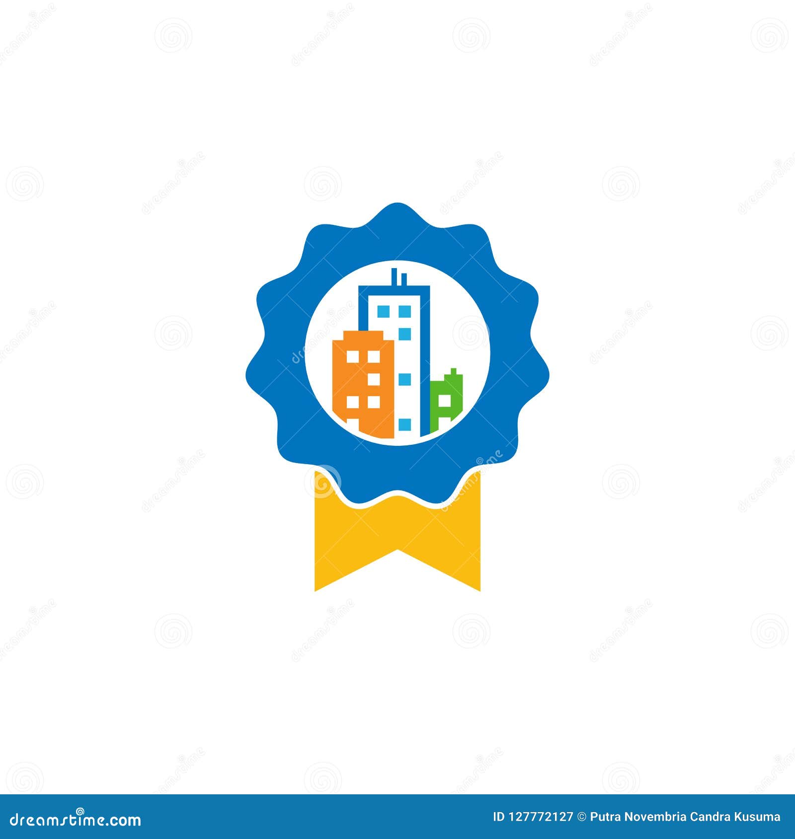 La Mejor Ciudad Logo Icon Design Ilustración del Vector - Ilustración ...