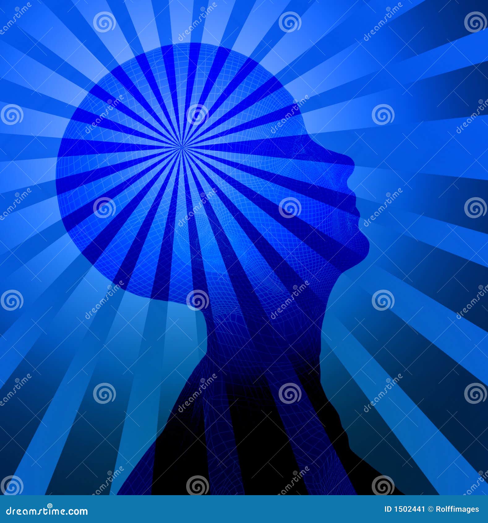 La mente stock de ilustración. Ilustración de universo - 1502441