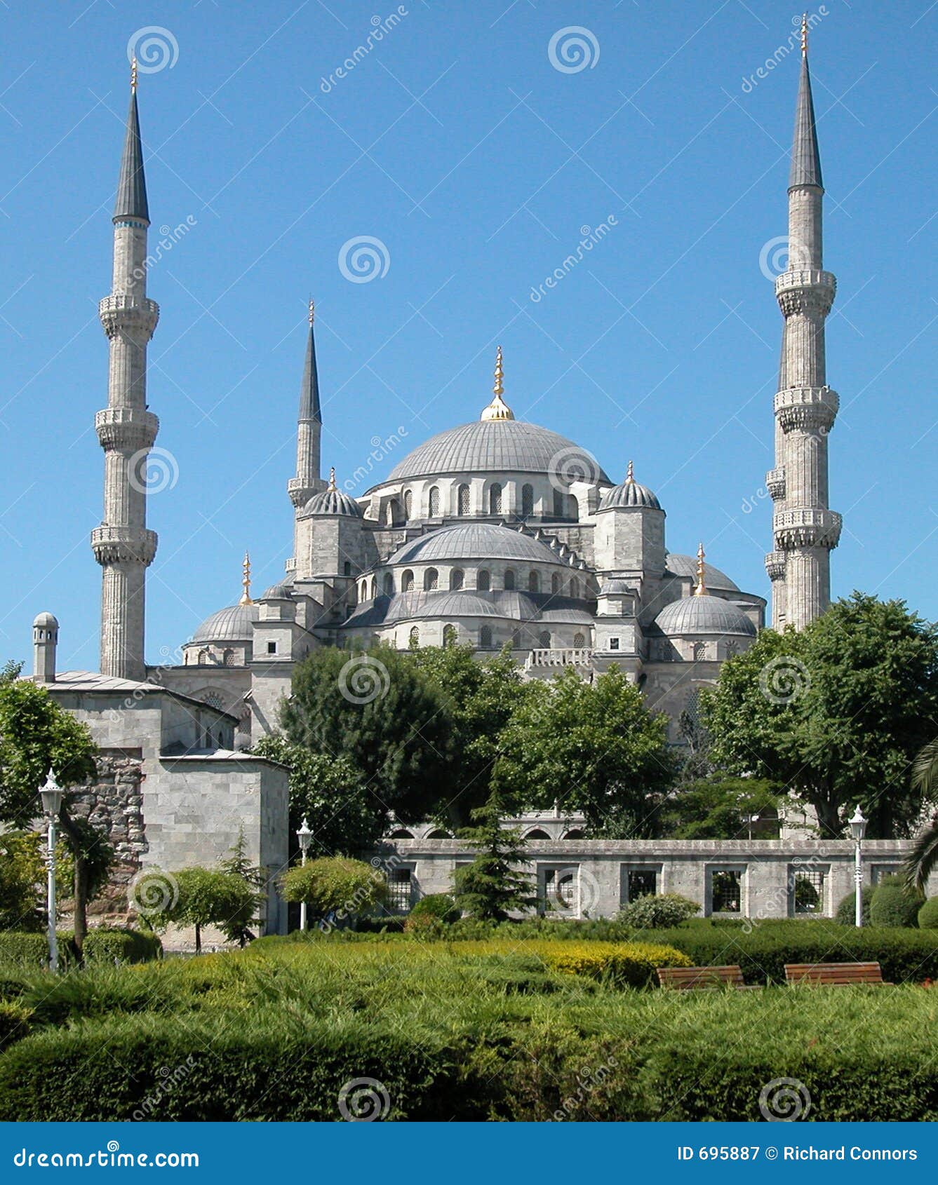 La Moschea Blu. Costantinopoli, Turchia Immagine Stock - Immagine di ...