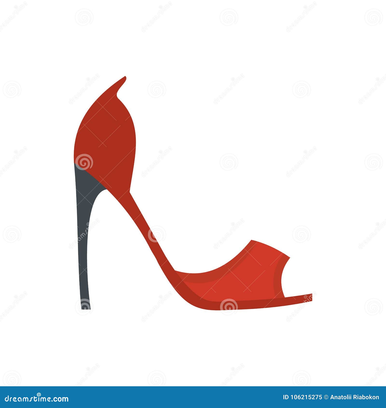 La Mujer Calza El Plano Del Vector Del Icono Ilustración del Vector ...