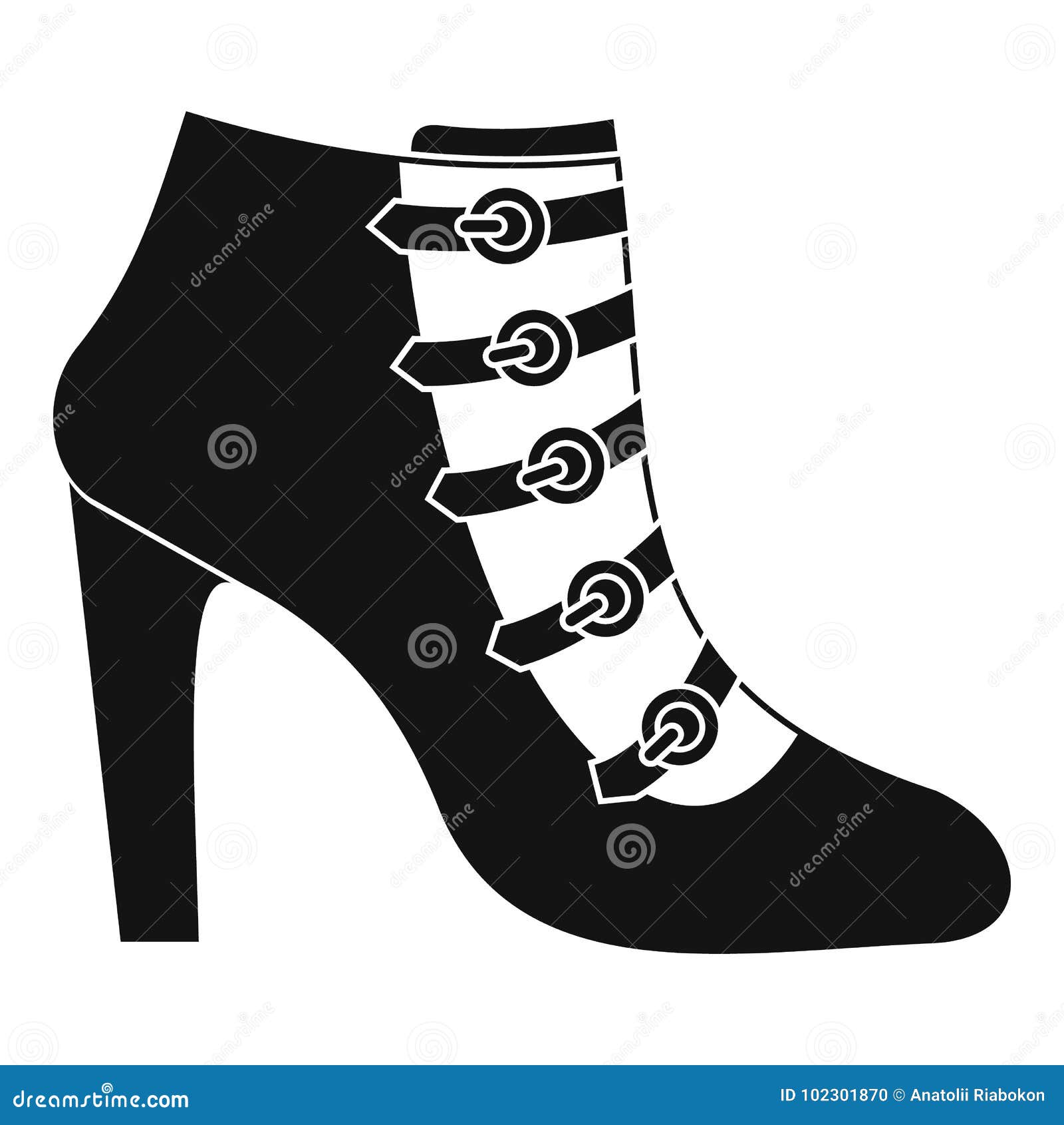 La Mujer Calza El Vector Del Icono Simple Ilustración del Vector ...