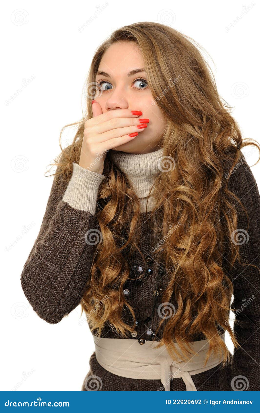 La mujer dice el ssshhh foto de archivo. Imagen de persona - 22929692