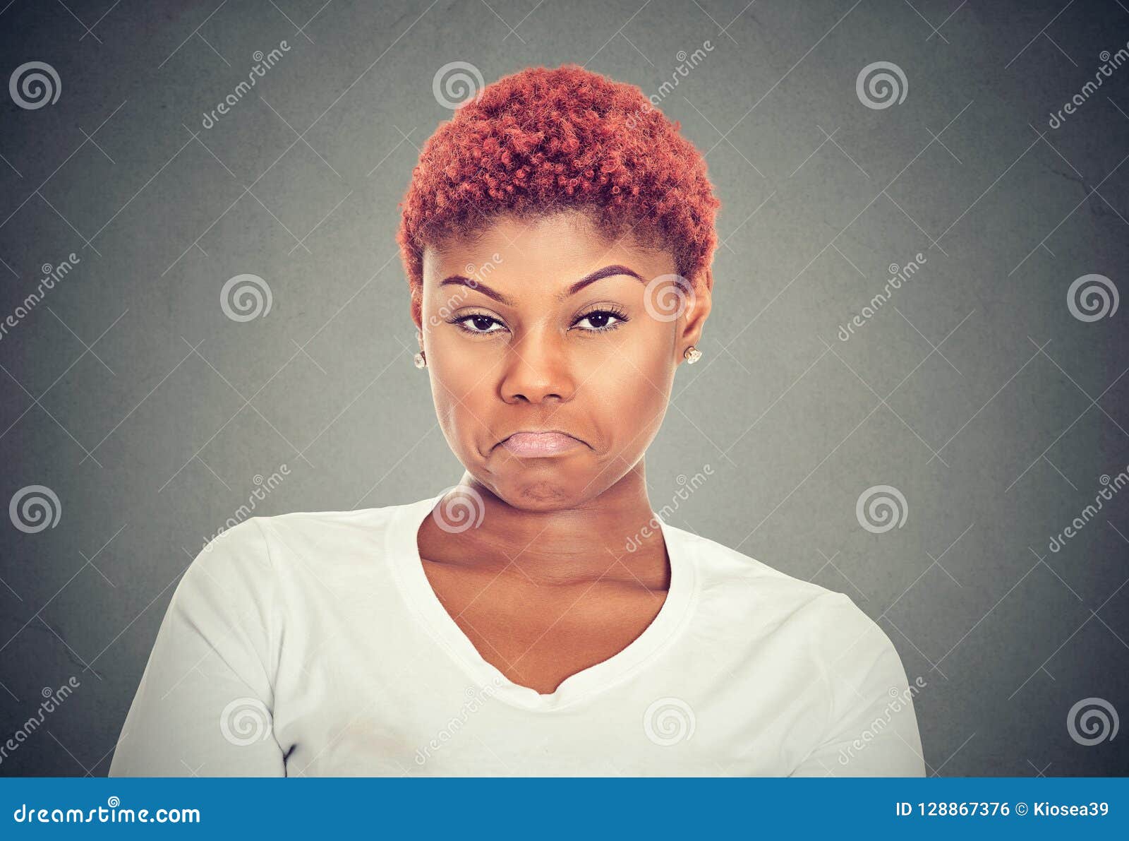 La Mujer Joven Decepcionada Tiene Problemas Foto de archivo - Imagen de ...