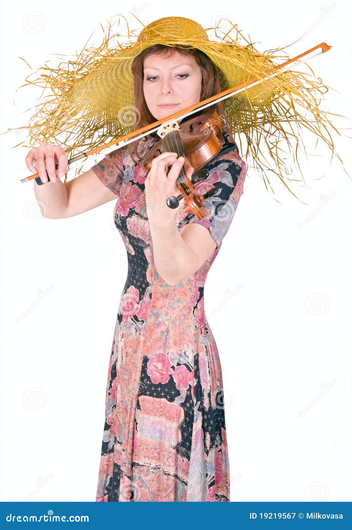 La mujer juega la viola imagen de archivo. Imagen de hembra - 19219567