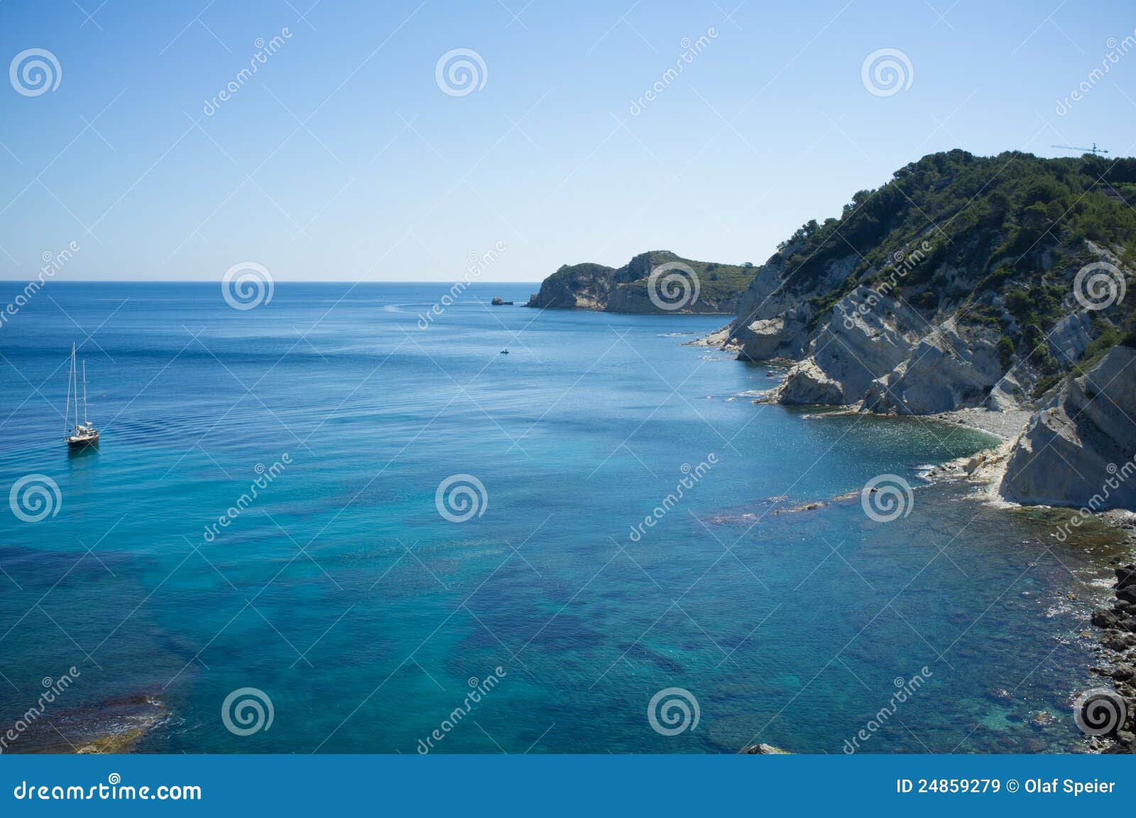 La Nao Cape stock image. Image of copy, javea, alicante - 24859279