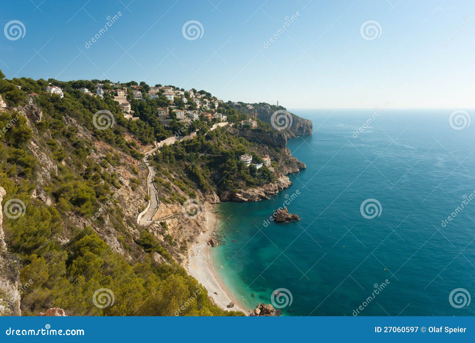 La Nao Cape stock image. Image of mediterranean, shore - 27060597
