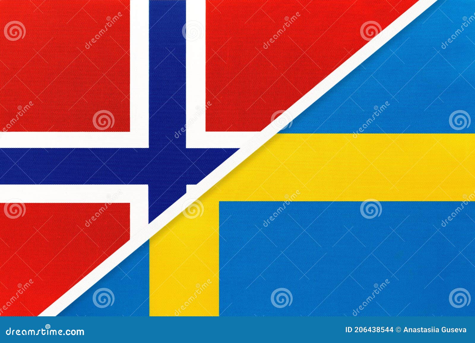 La Norvegia E La Svezia Simbolo Delle Bandiere Nazionali Dei Tessili ... La Norvegia E La Svezia Simbolo Delle Bandiere Nazionali Dei Tessili ...