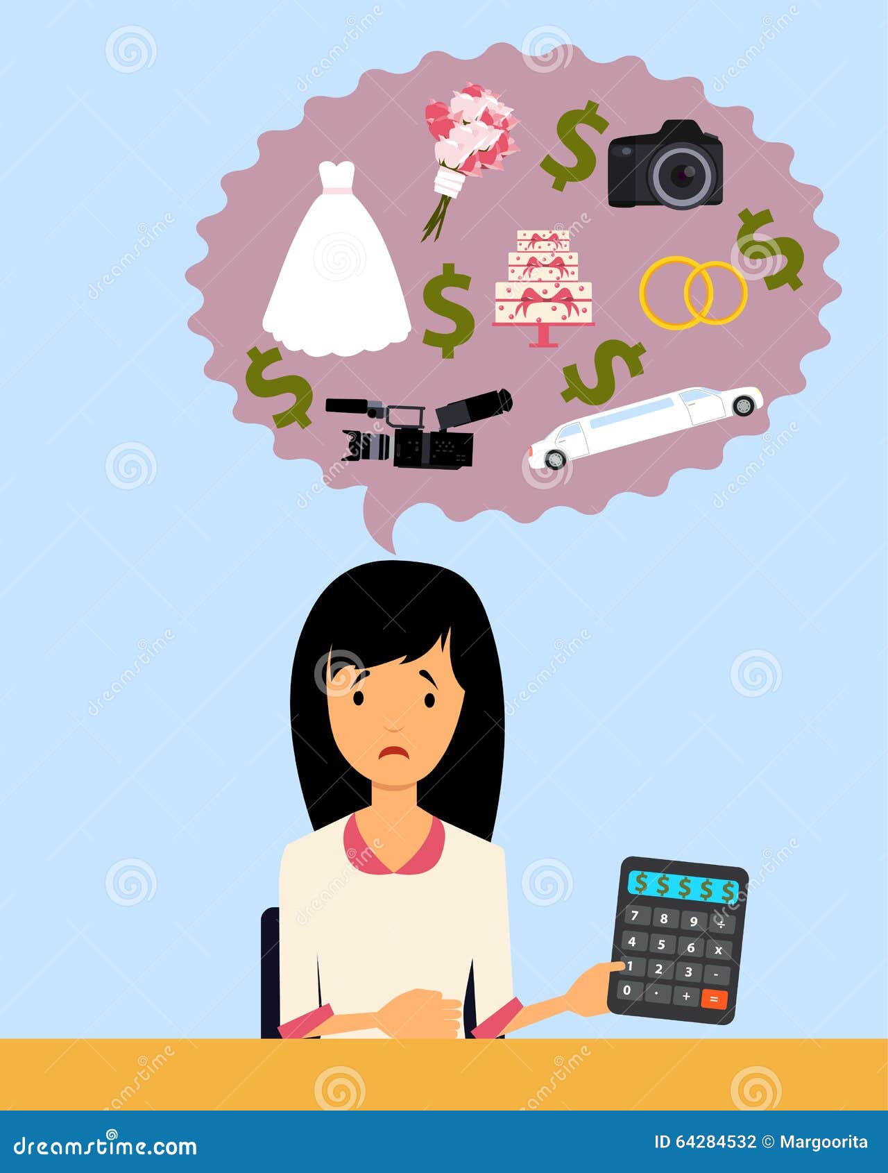 La Novia Que Planea Una Boda Ilustración del Vector - Ilustración de ... La Novia Que Planea Una Boda Ilustración del Vector - Ilustración de ...