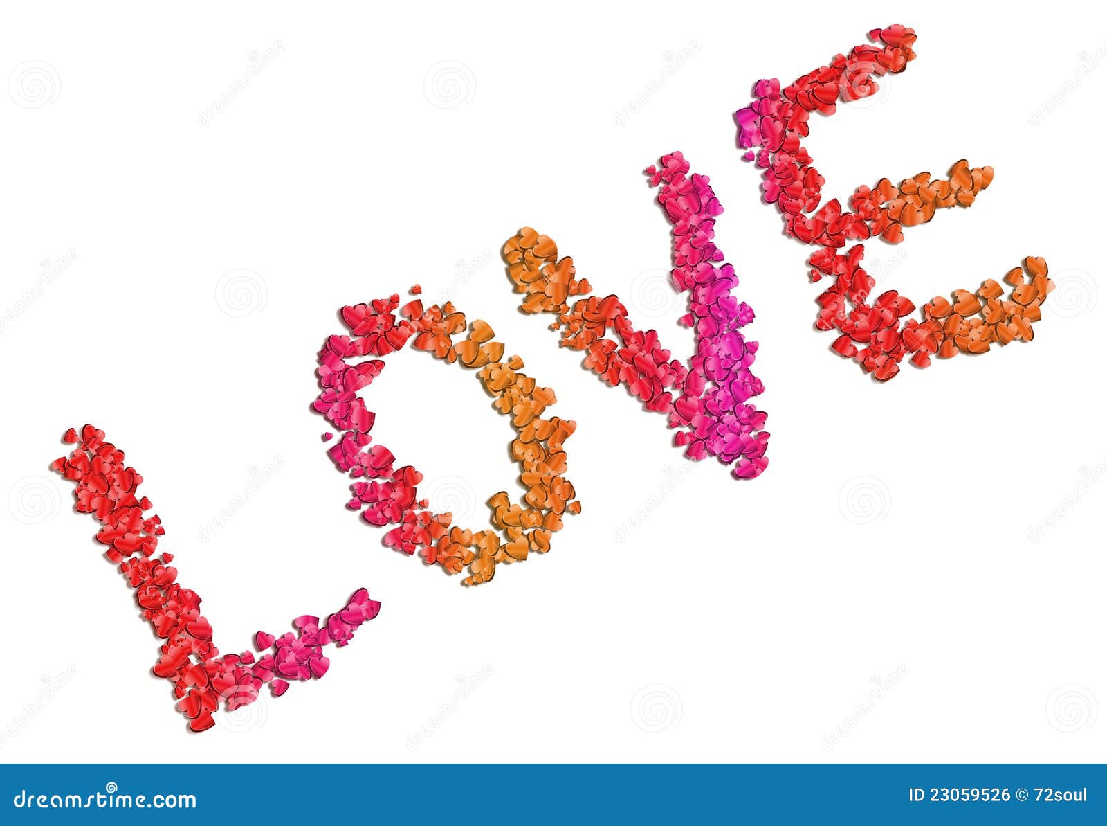 La palabra es amor. stock de ilustración. Ilustración de conceptual ...