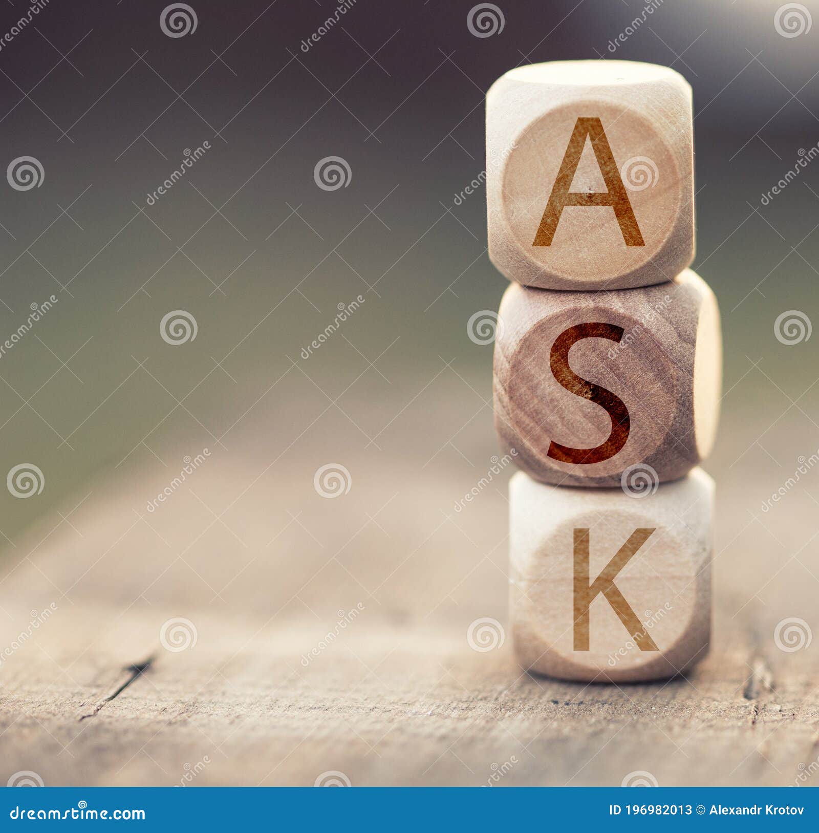 La Palabra "pedir" En Bloques De Madera Imagen de archivo - Imagen de ...