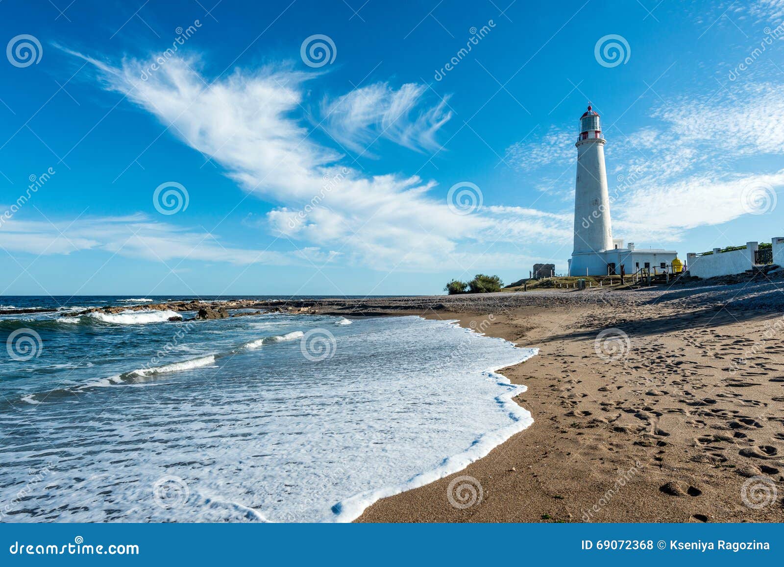 La Paloma Lighthouse in Uruguay Stock Photo - Image of destinations ...