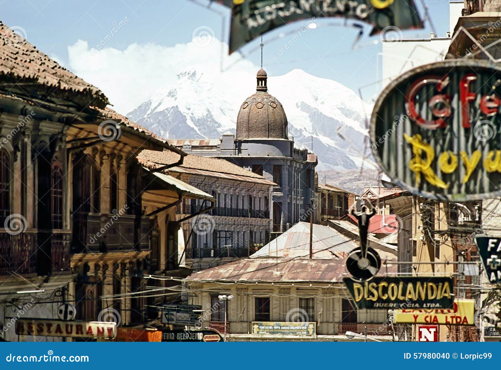 La Paz, Bolivia editorial image. Image of street, exteriors - 57980040