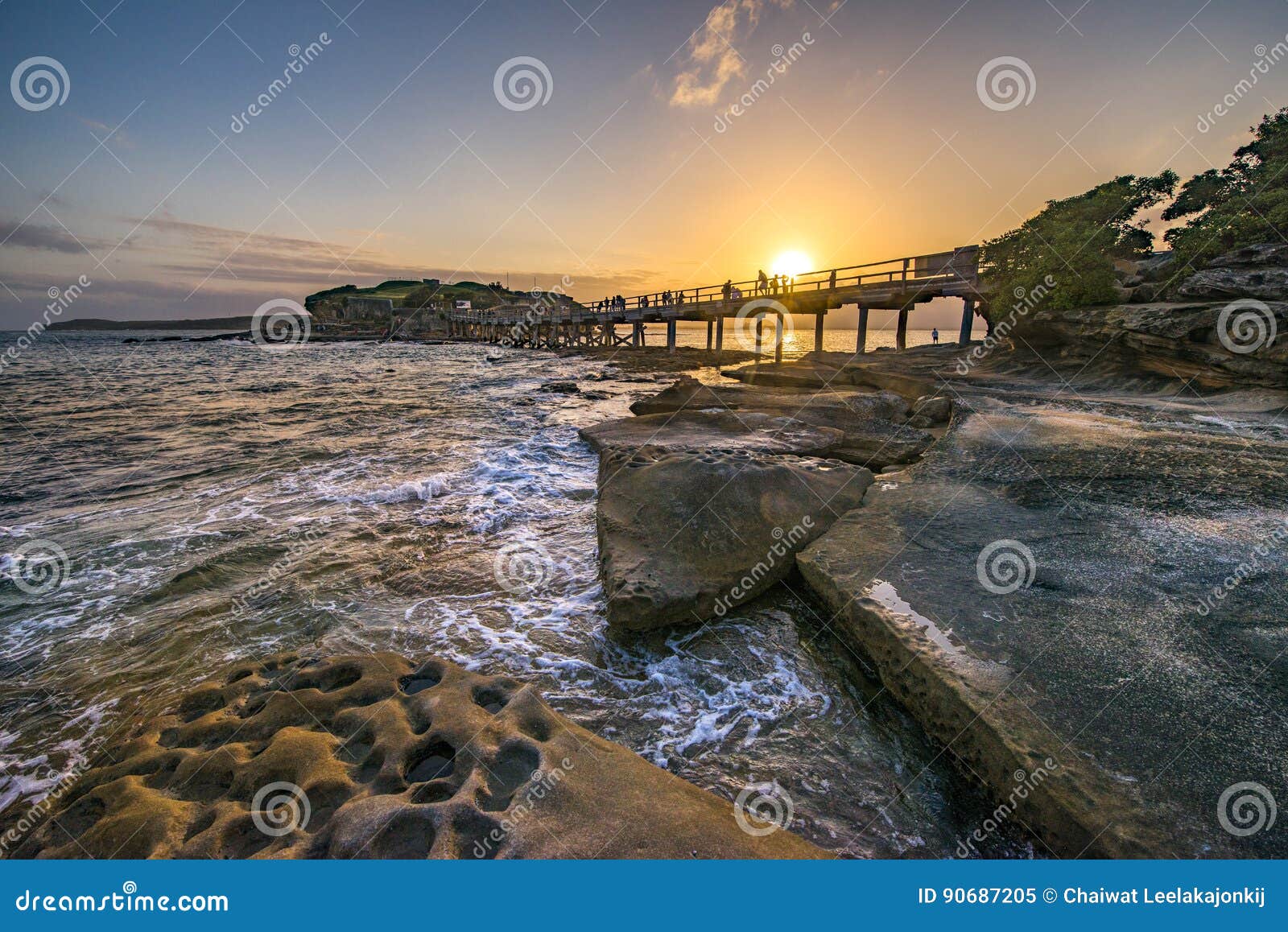 La perouse in Sydney. stock image. Image of rocks, beach - 90687205