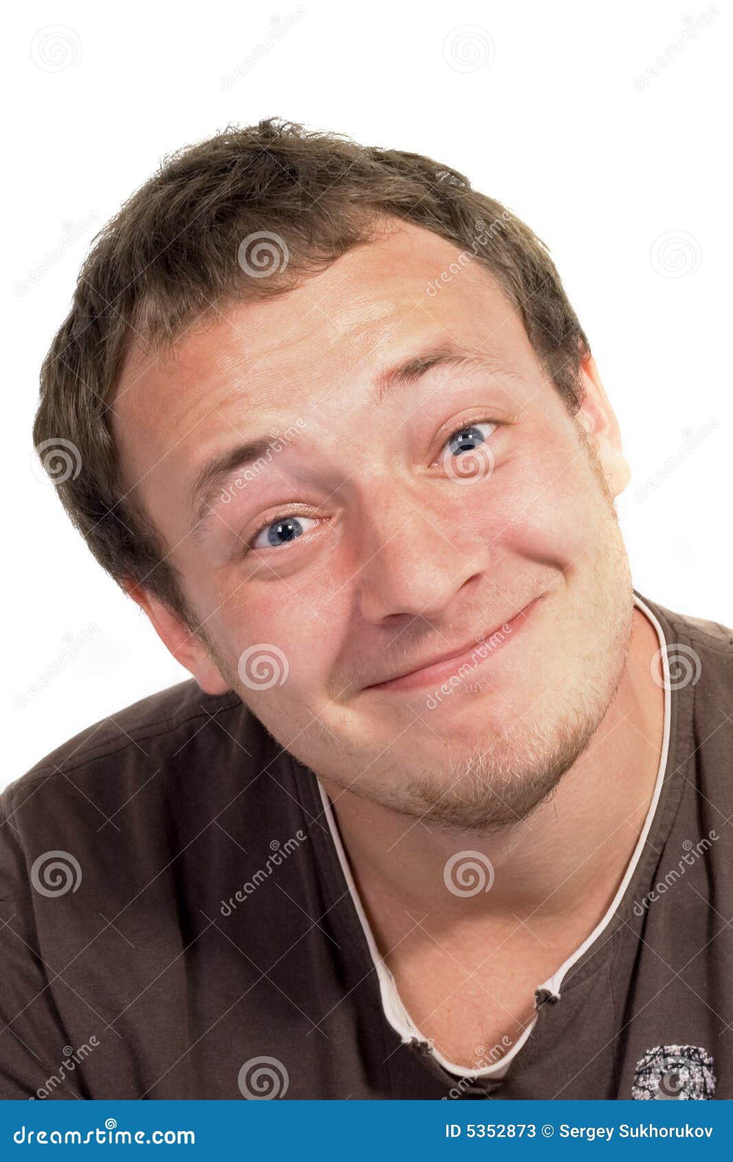 La Persona De Un Hombre Joven Sonriente. Imagen de archivo - Imagen de ...