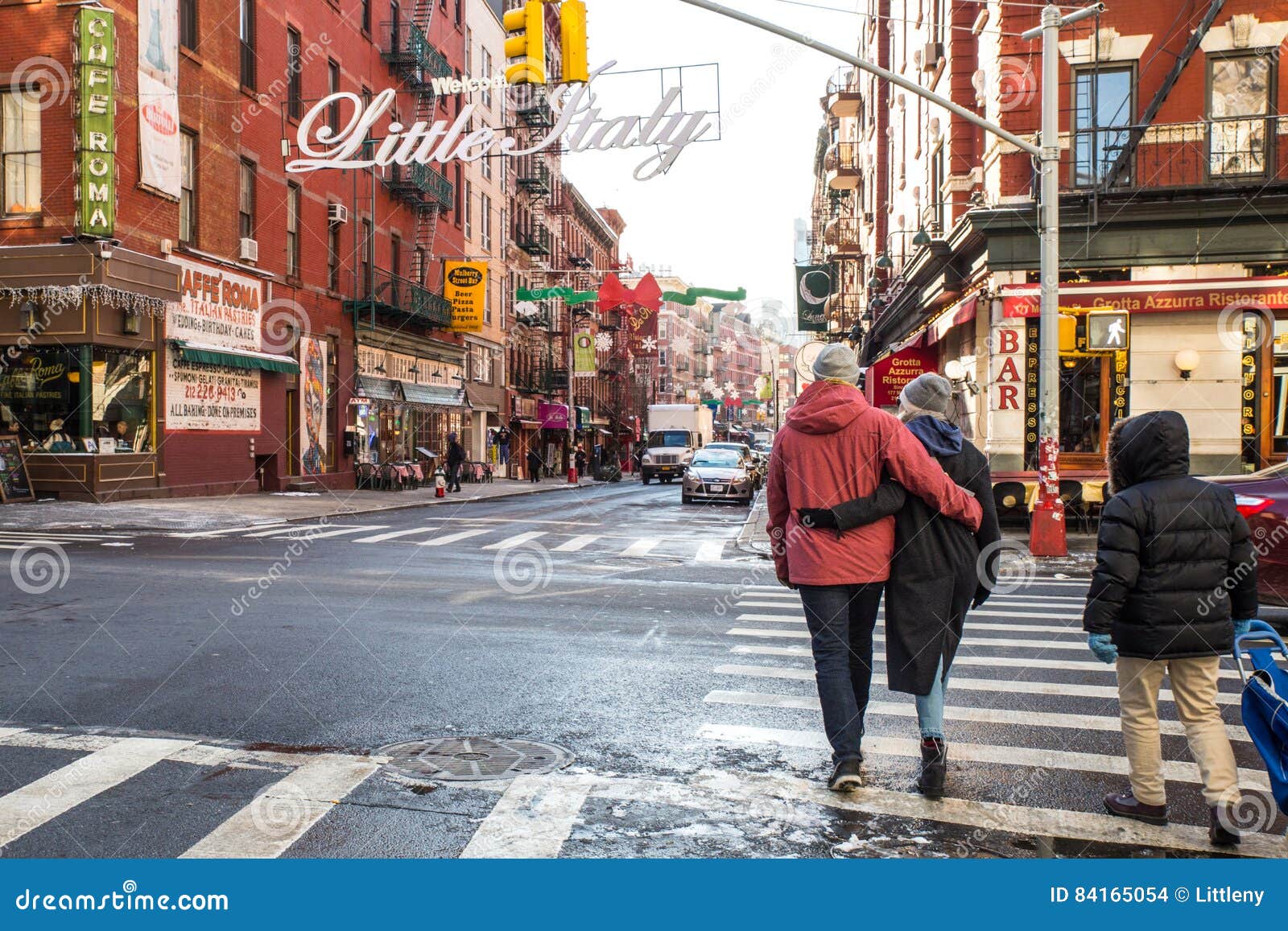 La peu d'Italie NYC image stock éditorial. Image du américain - 84165054