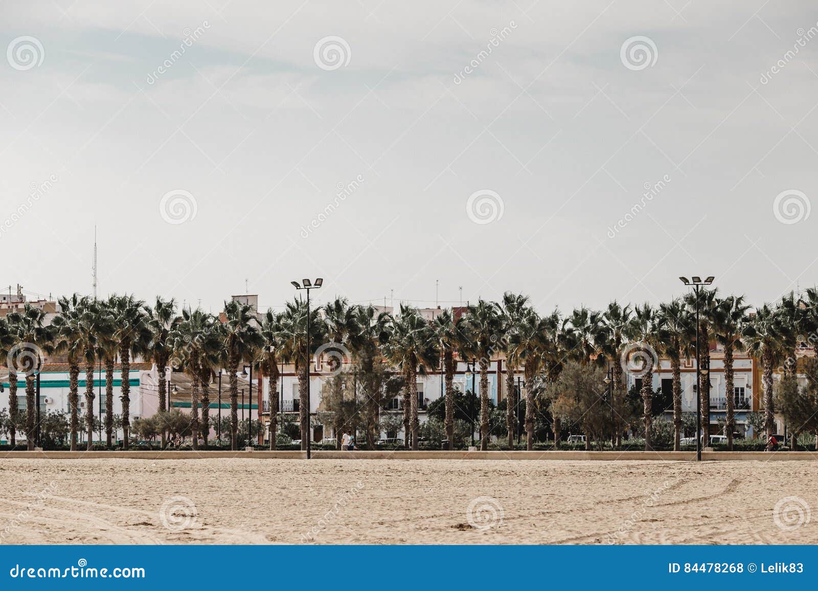 La Pineda Spain Beach Landscape Editorial Stock Photo - Image of ocean ...