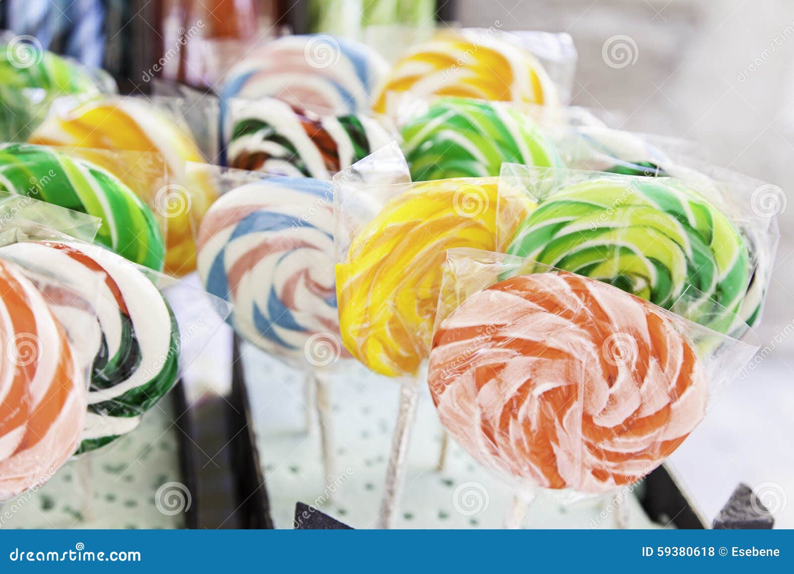 La Piruleta Colorea El Arte Foto de archivo - Imagen de espiral, polo ...