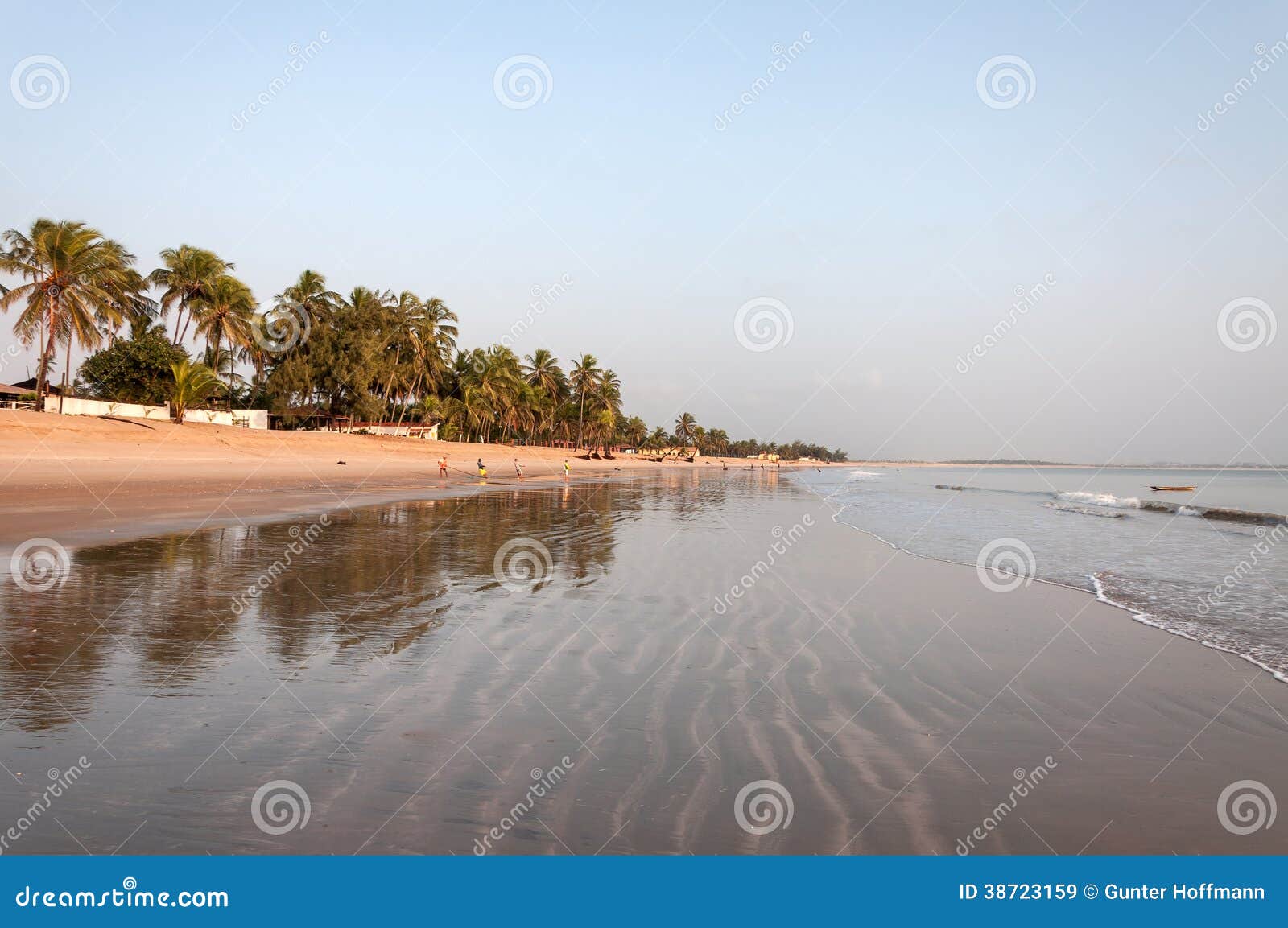 La Plage De Pititinga, Rio Grande Font Norte (Brésil) Image stock ...