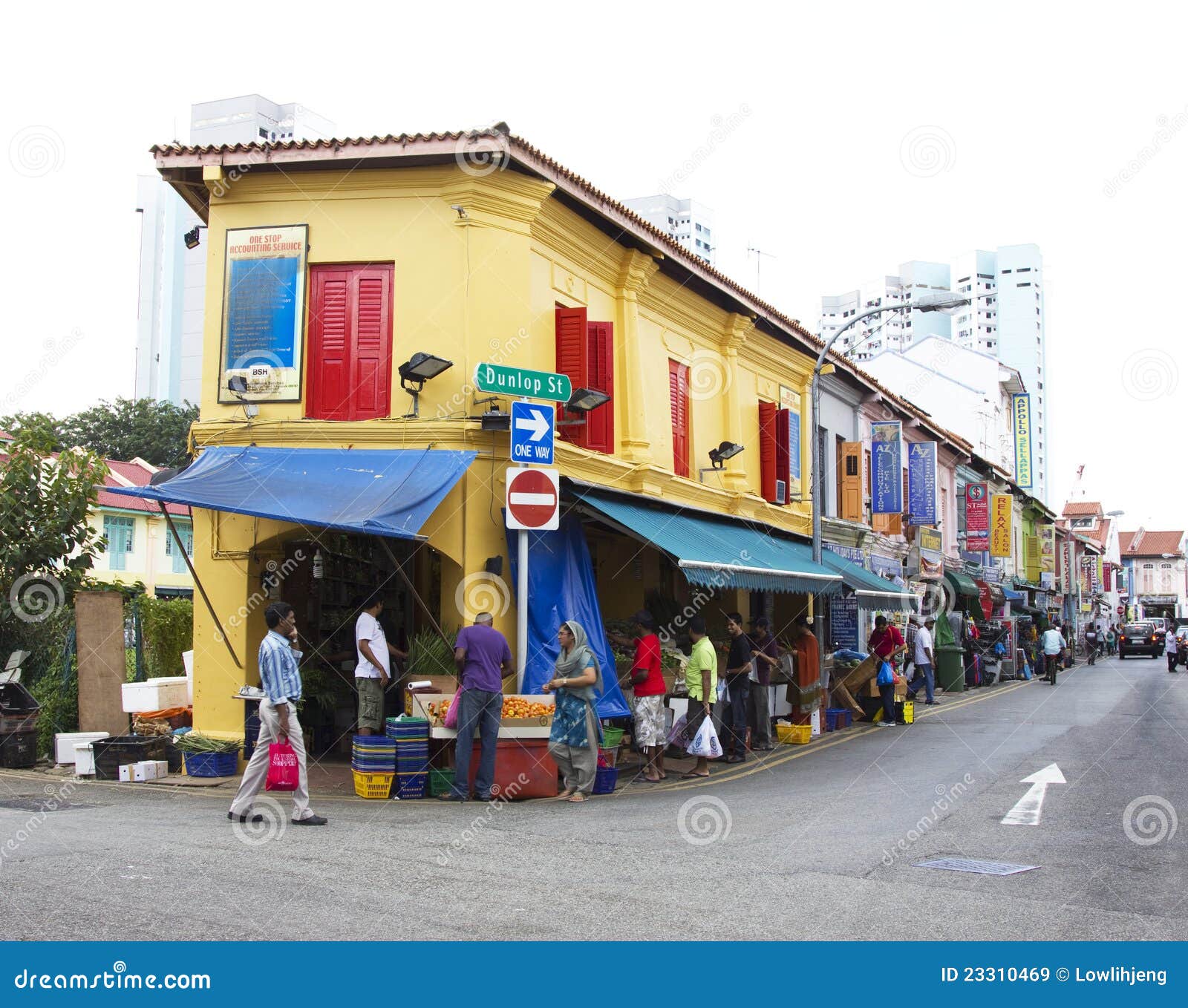 La poca India, Singapore immagine stock editoriale. Immagine di ...