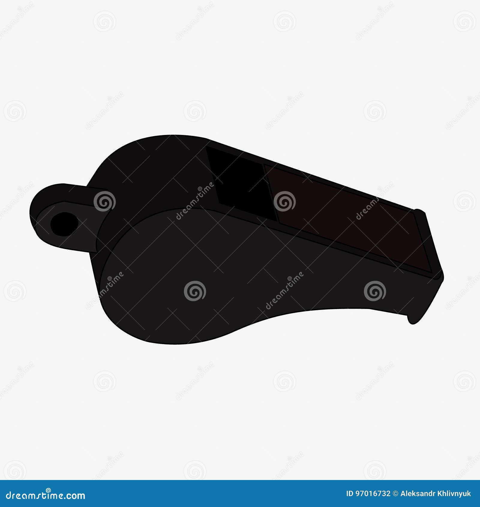 La Police Siffle L'illustration Illustration Stock - Illustration du ...