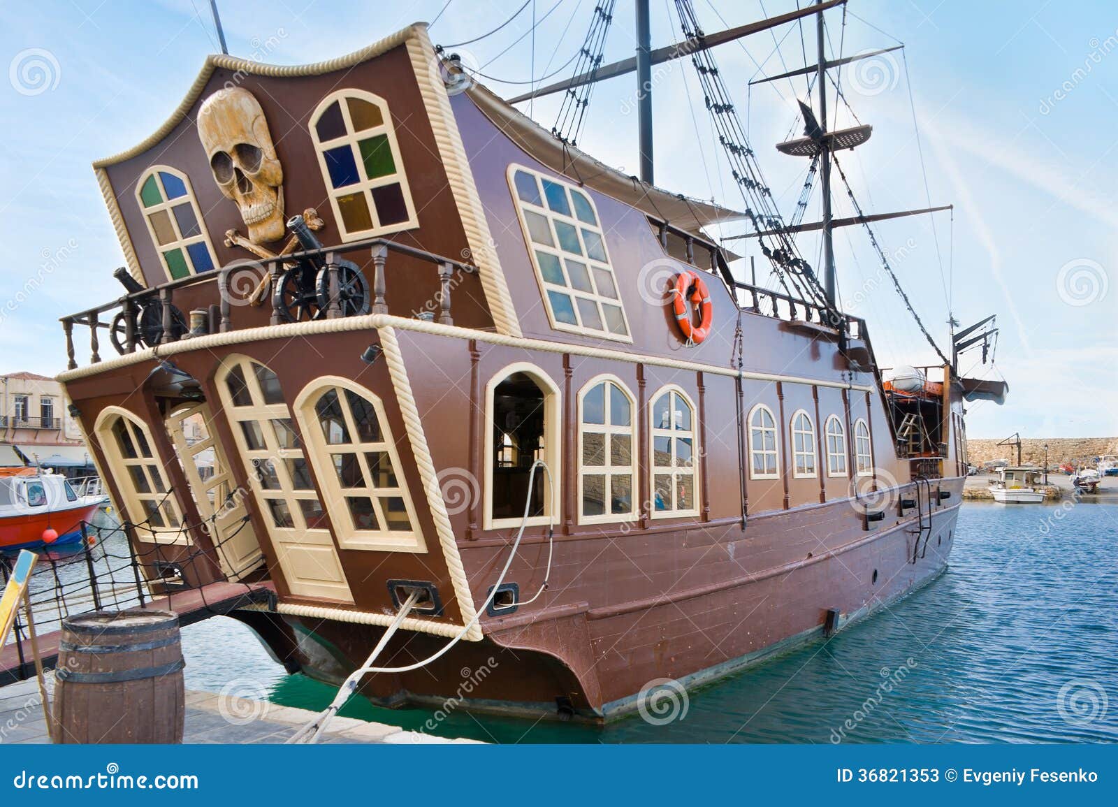 La poupe de bateau image stock. Image du tropique, grèce - 36821353